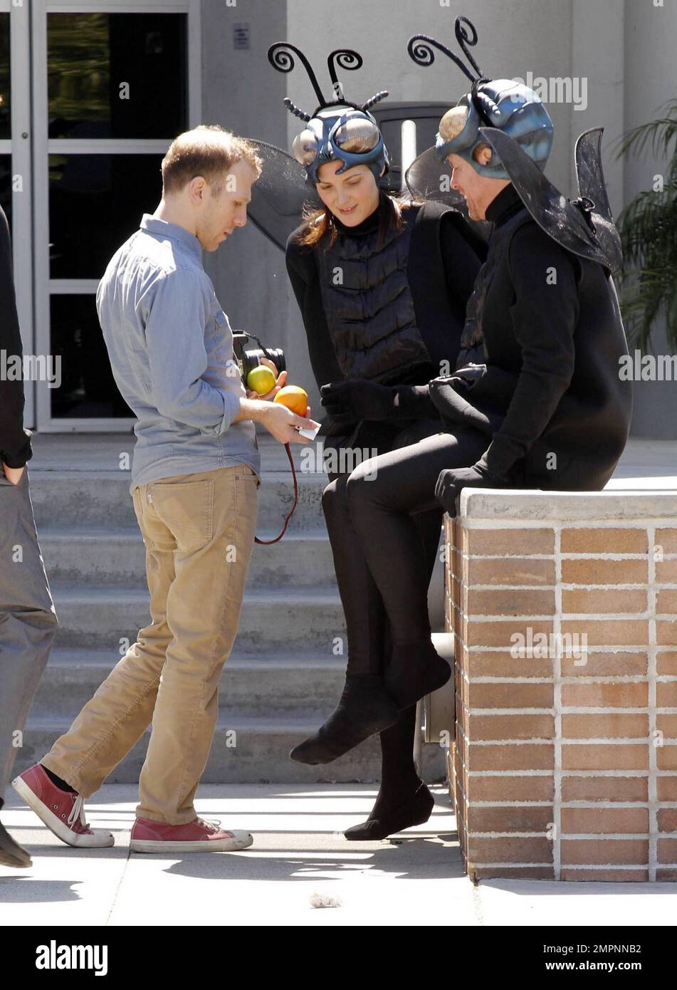 EXCLUSIVE!! Character actors were spotted wearing a bug costume for a ...