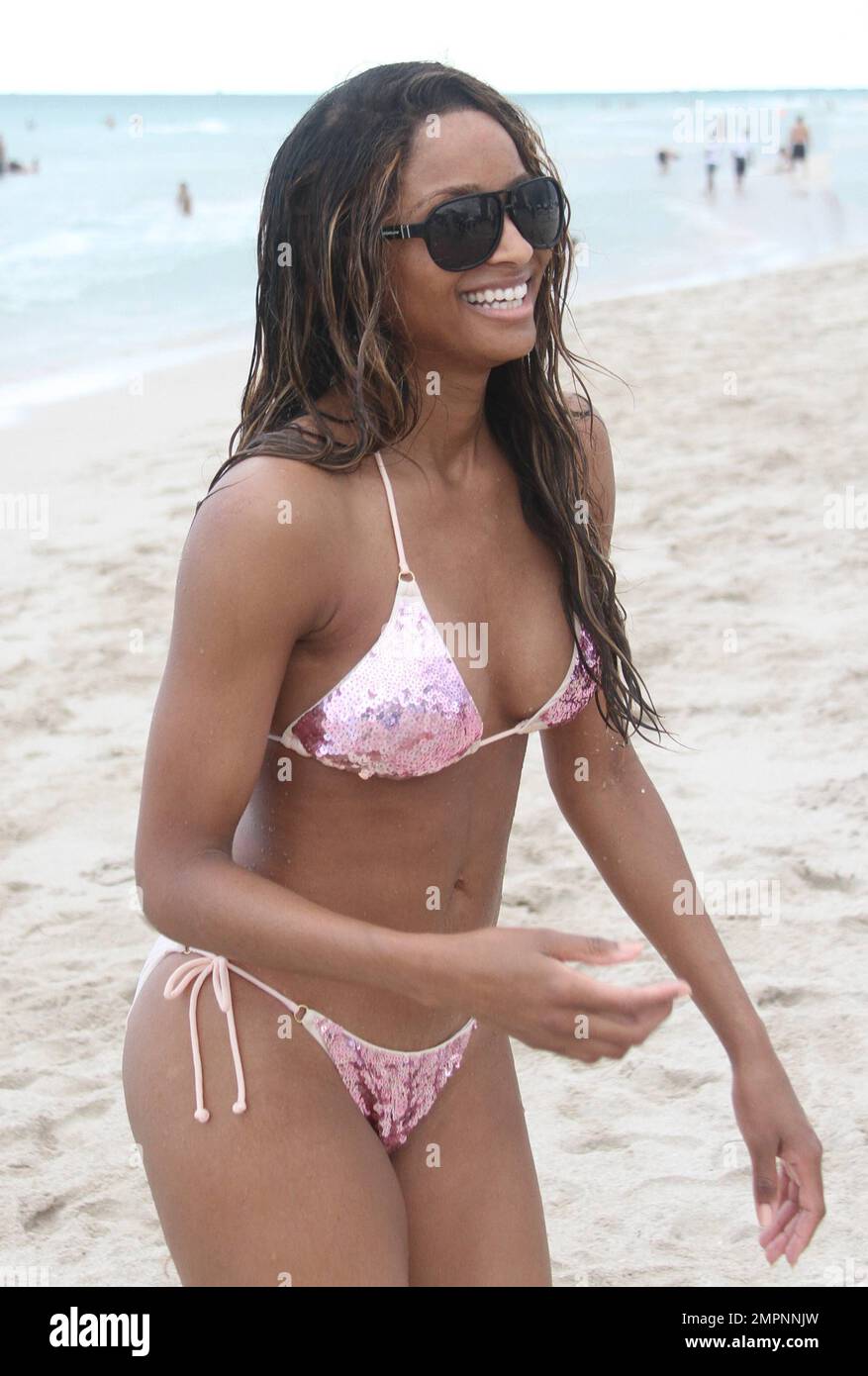 Ciara spent a stormy afternoon at the beach and despite the thunder clouds rolling in, the ...