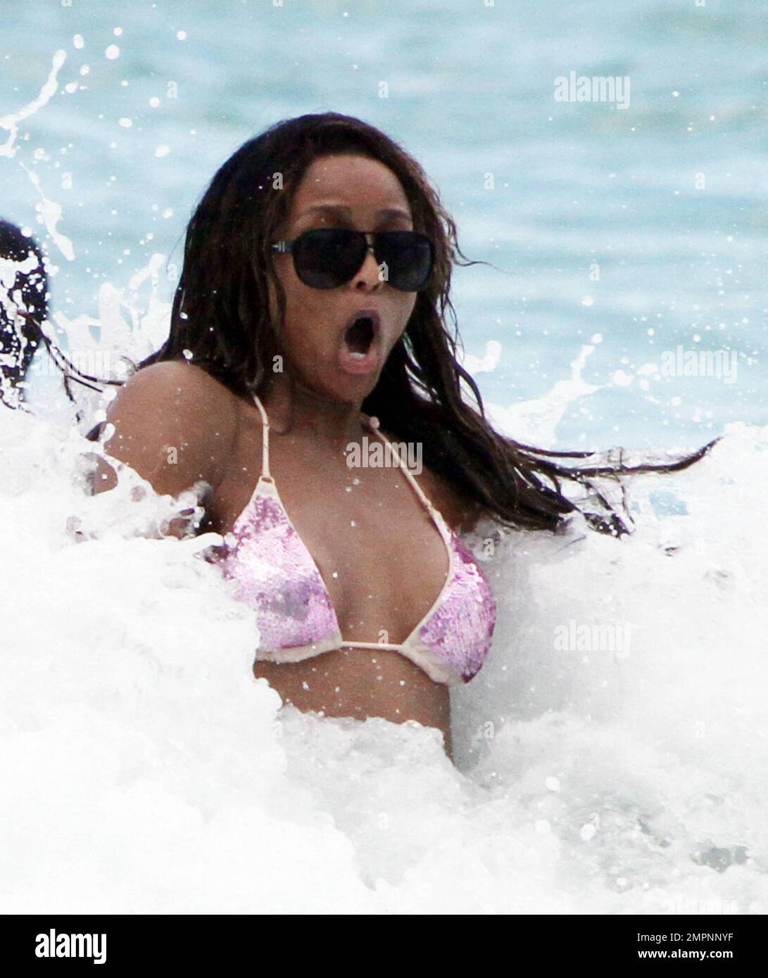 Ciara Bikini Malfunction