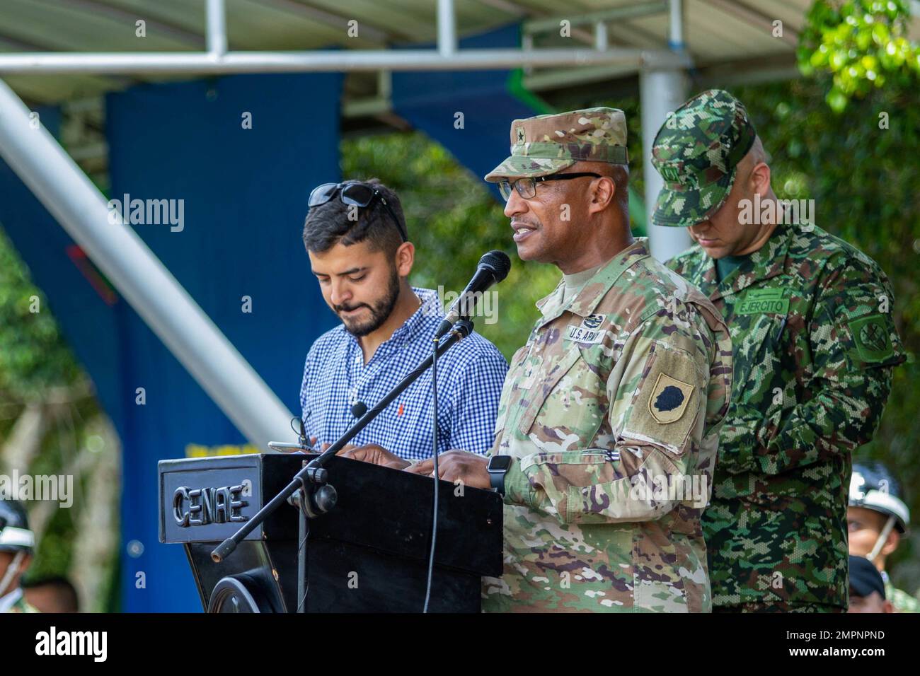 U.S. Army Brig. Gen. Rodney Boyd, Assistant Adjutant General of the ...