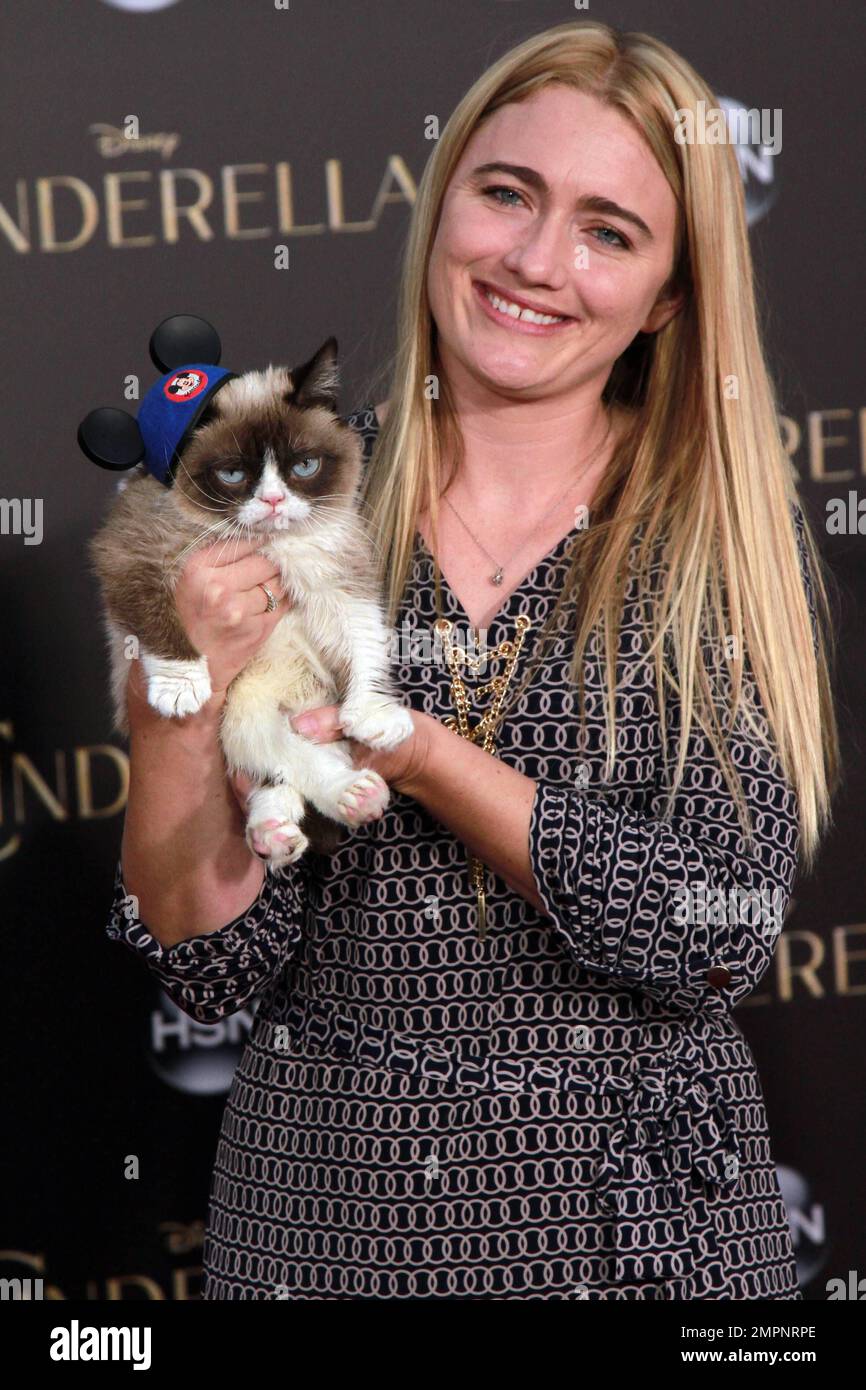 Grumpy Cat at The World Premiere of Disney's Cinderella, Kenneth ...