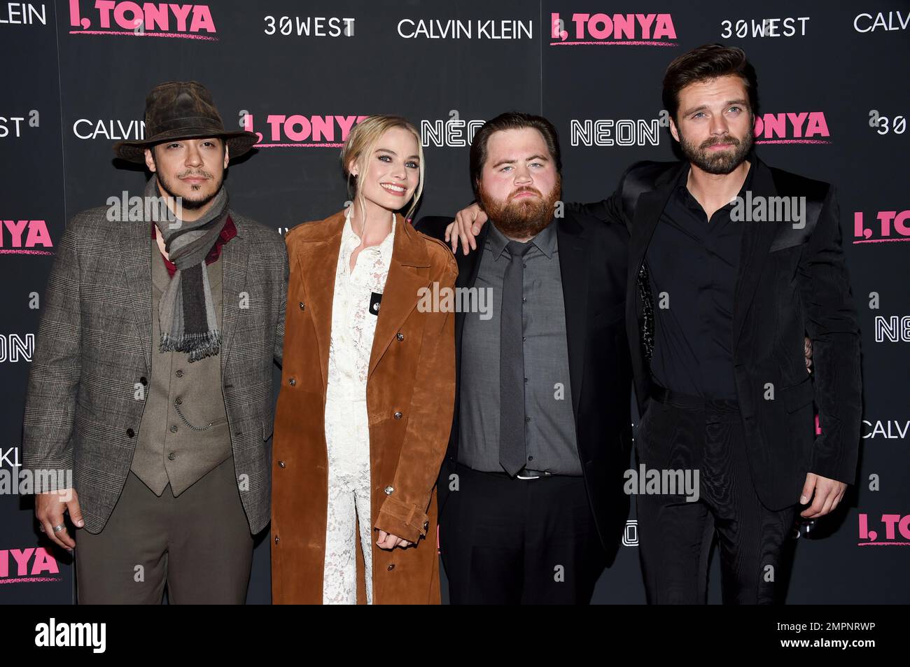 Actors Ricky Russert, from left, Margot Robbie, Paul Walter Hauser and ...