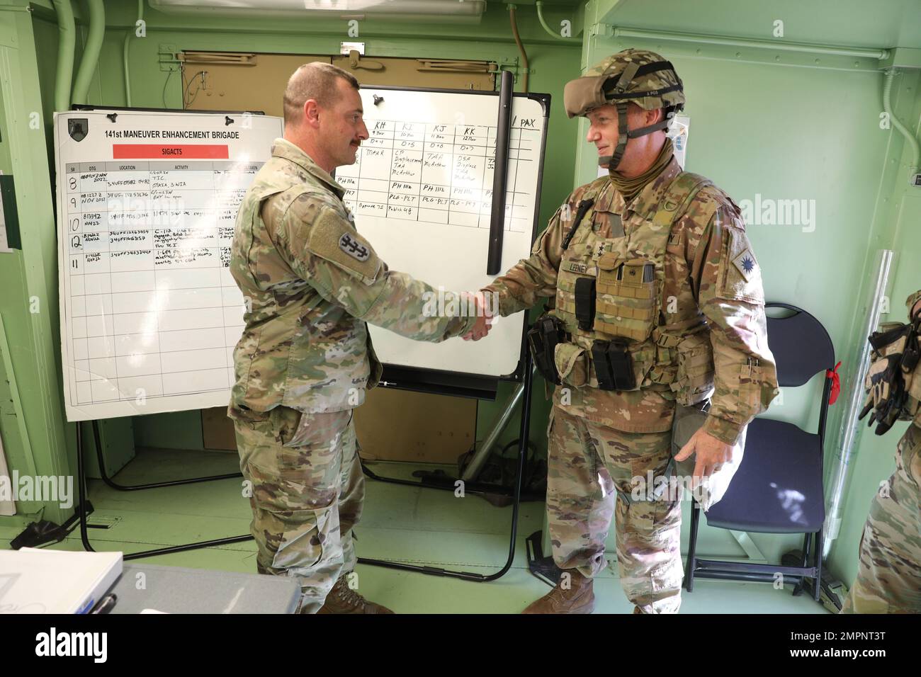 U.S. Army Maj. Gen. Michael Leeney, commanding general of the 40th Infantry Division ...