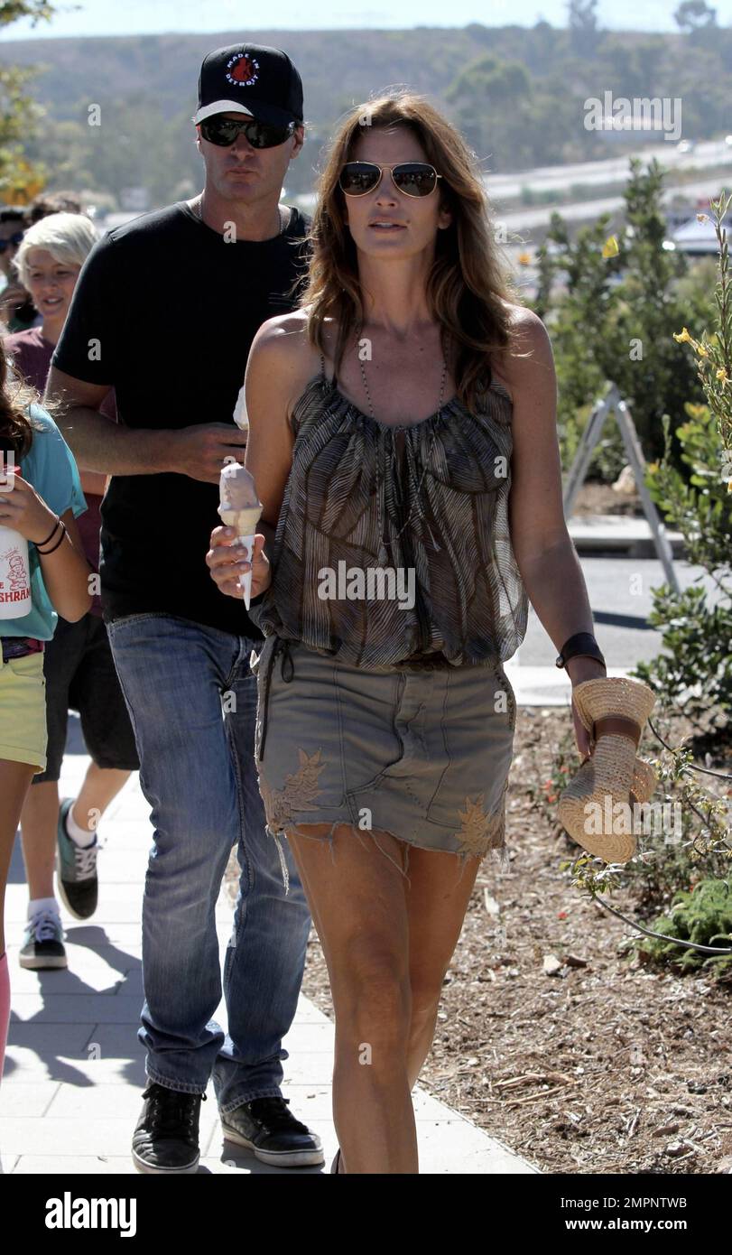Cindy Crawford along with her husband Rande Gerber and family were ...