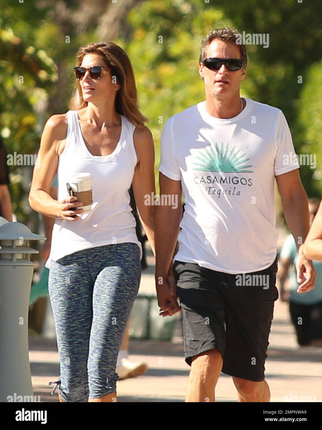 Rande gerber cindy crawford miami hi-res stock photography and images ...
