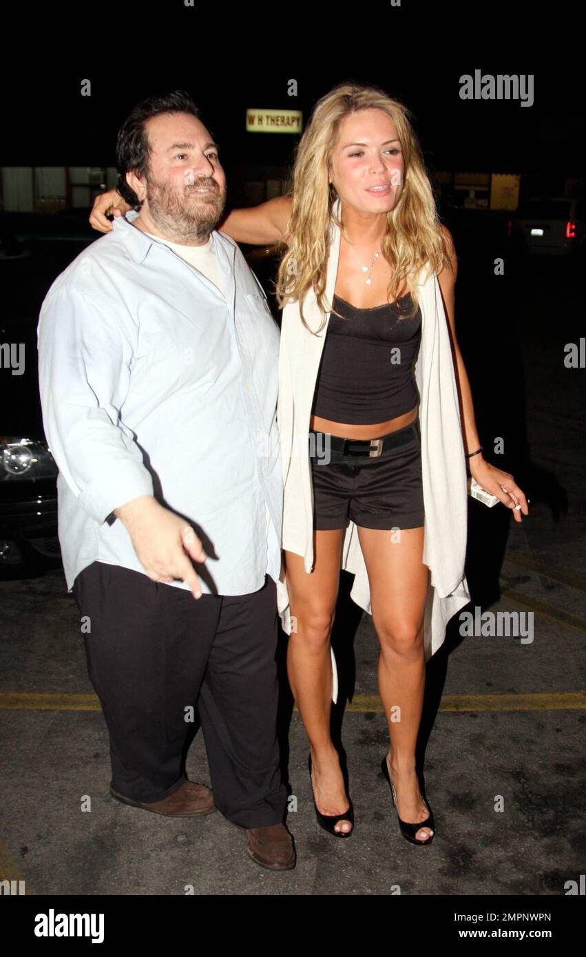 Model and actress Cindy Taylor spends an evening with friends at the ...