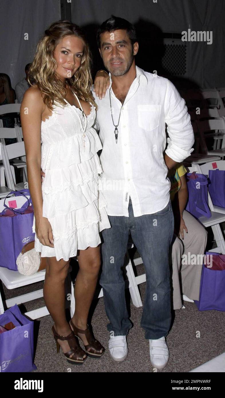 Model, actress and television host Cindy Taylor and friend attend the ...