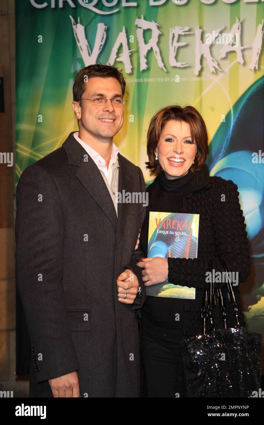 TV News reader Natasha Kaplinsky and husband Justin Bower at the Cirque ...