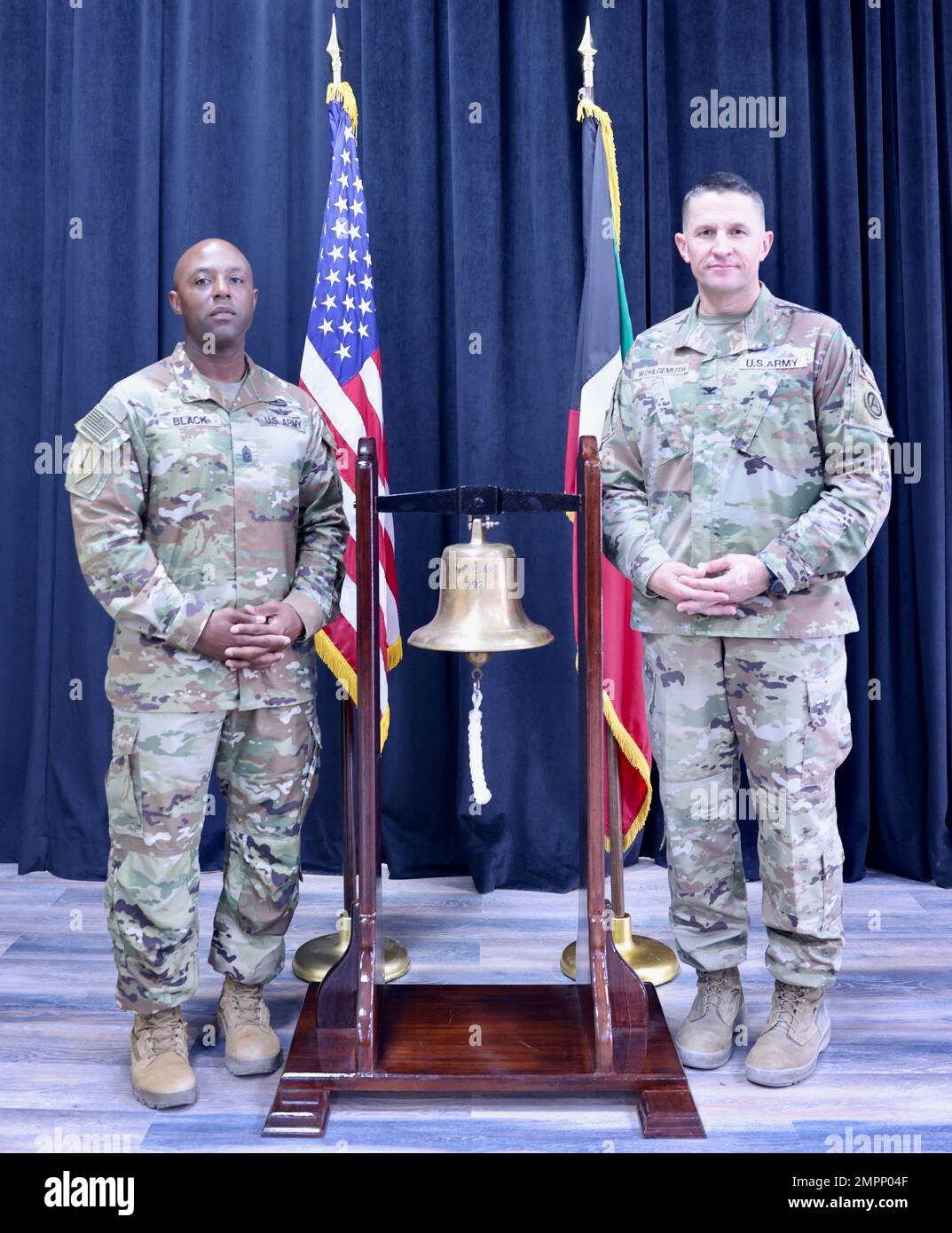 Command Sgt. Maj. Leon C. Black III, senior enlisted advisor, Area ...