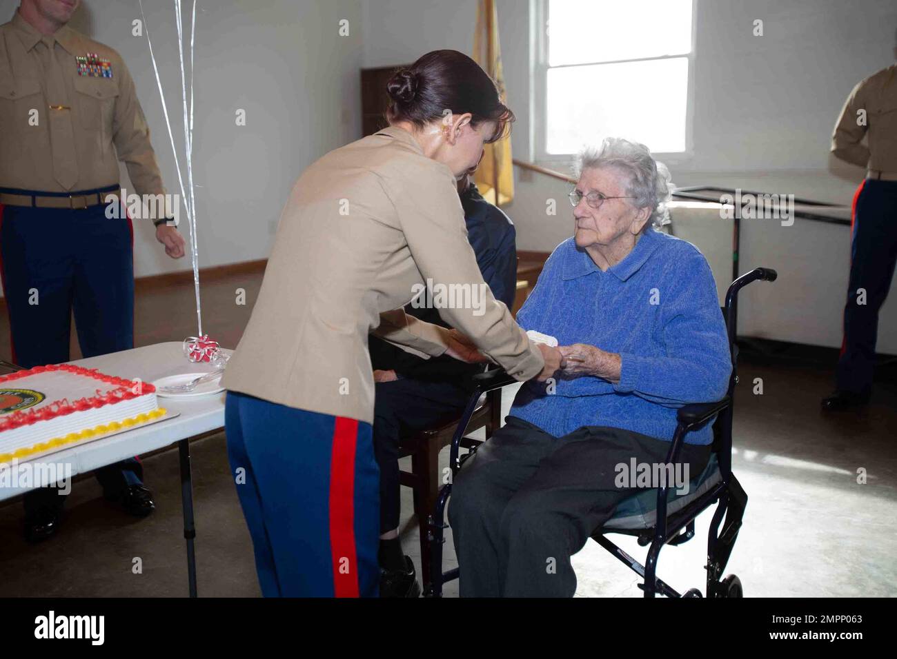 U.S. Marine Corps Col. Gabrielle M. Hermes, the commanding officer of ...