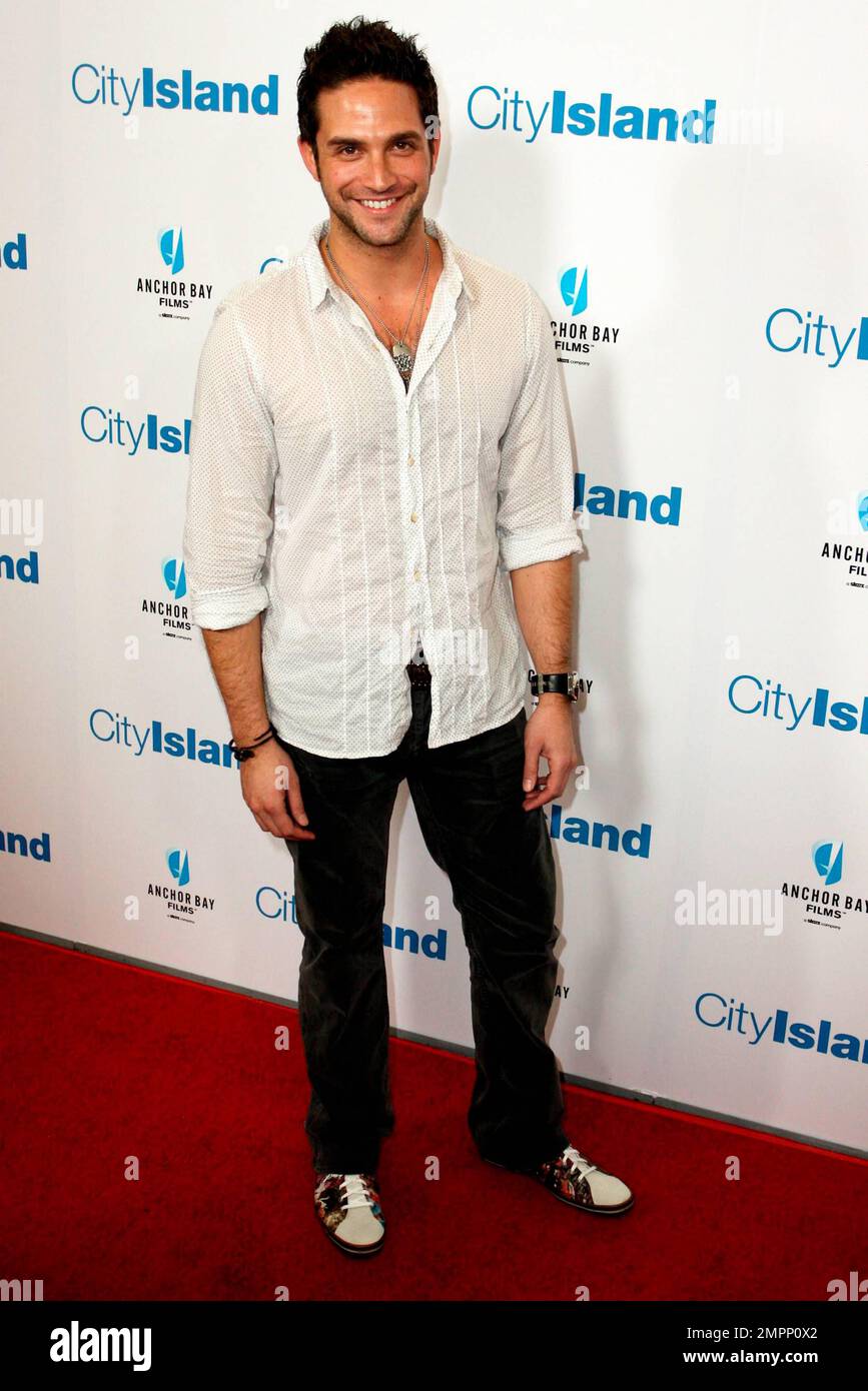 Brandon Barash walks the red carpet at the premiere of "City Island ...