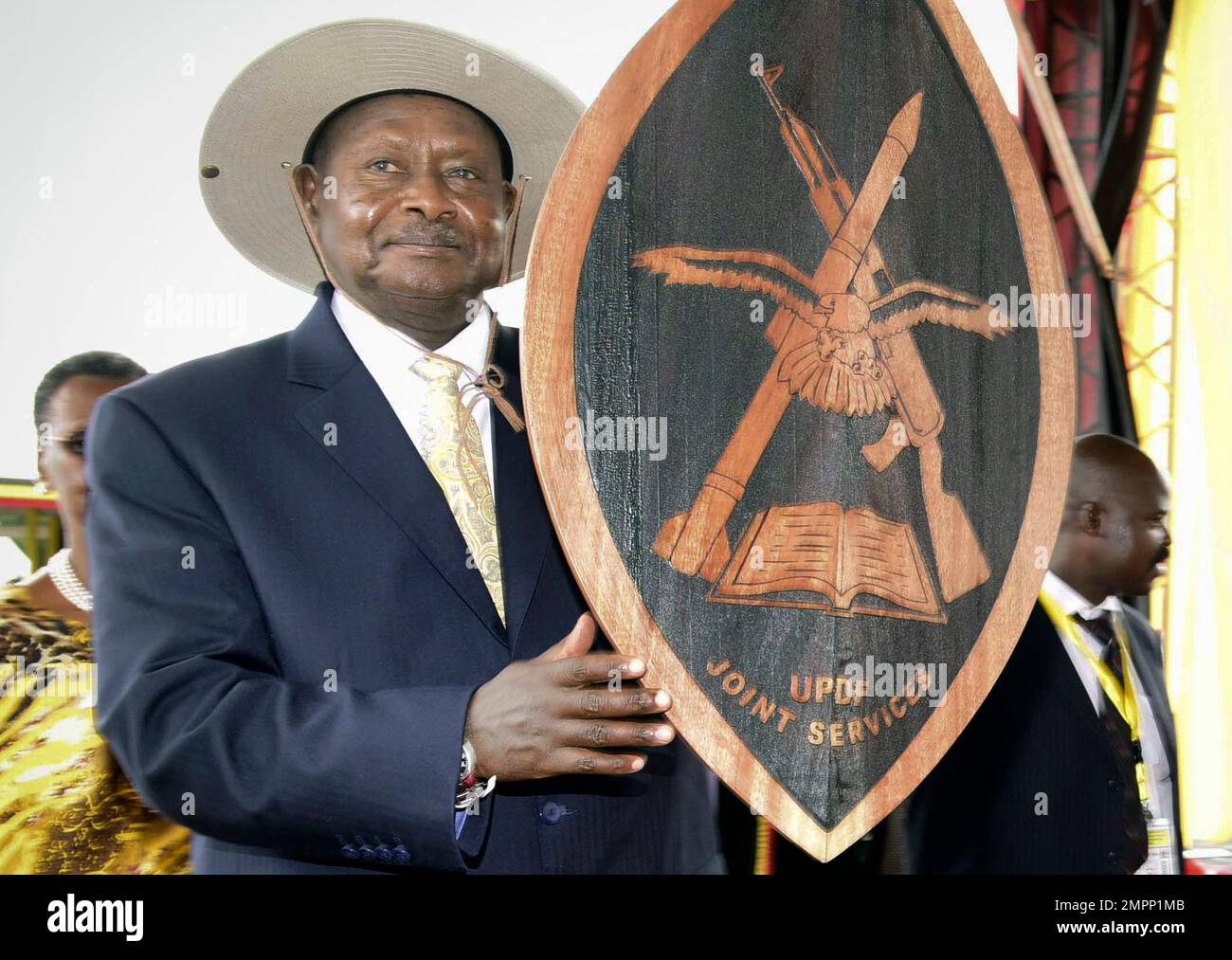 FILE -- In this Thursday, May 12, 2016, file photo, Uganda's longtime ...
