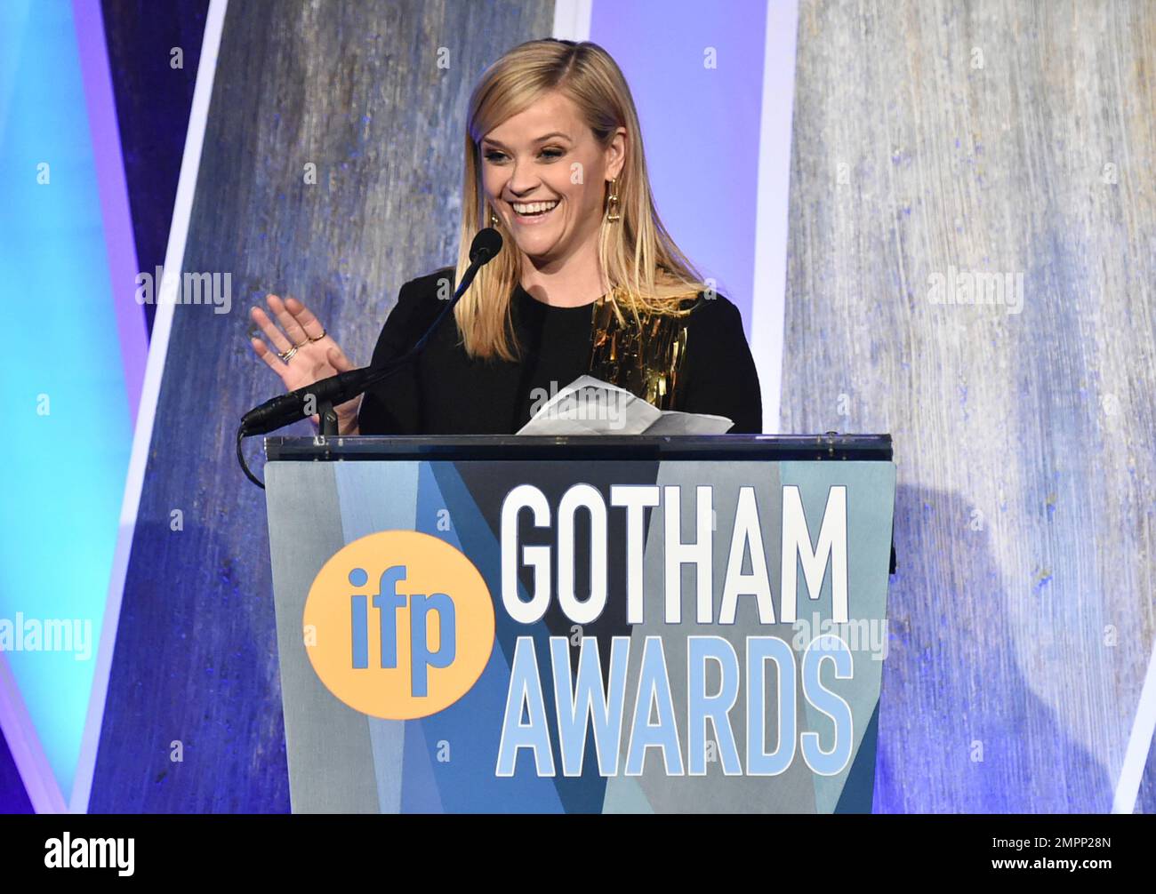 Actress Reese Witherspoon presents at the 27th annual Independent Film ...