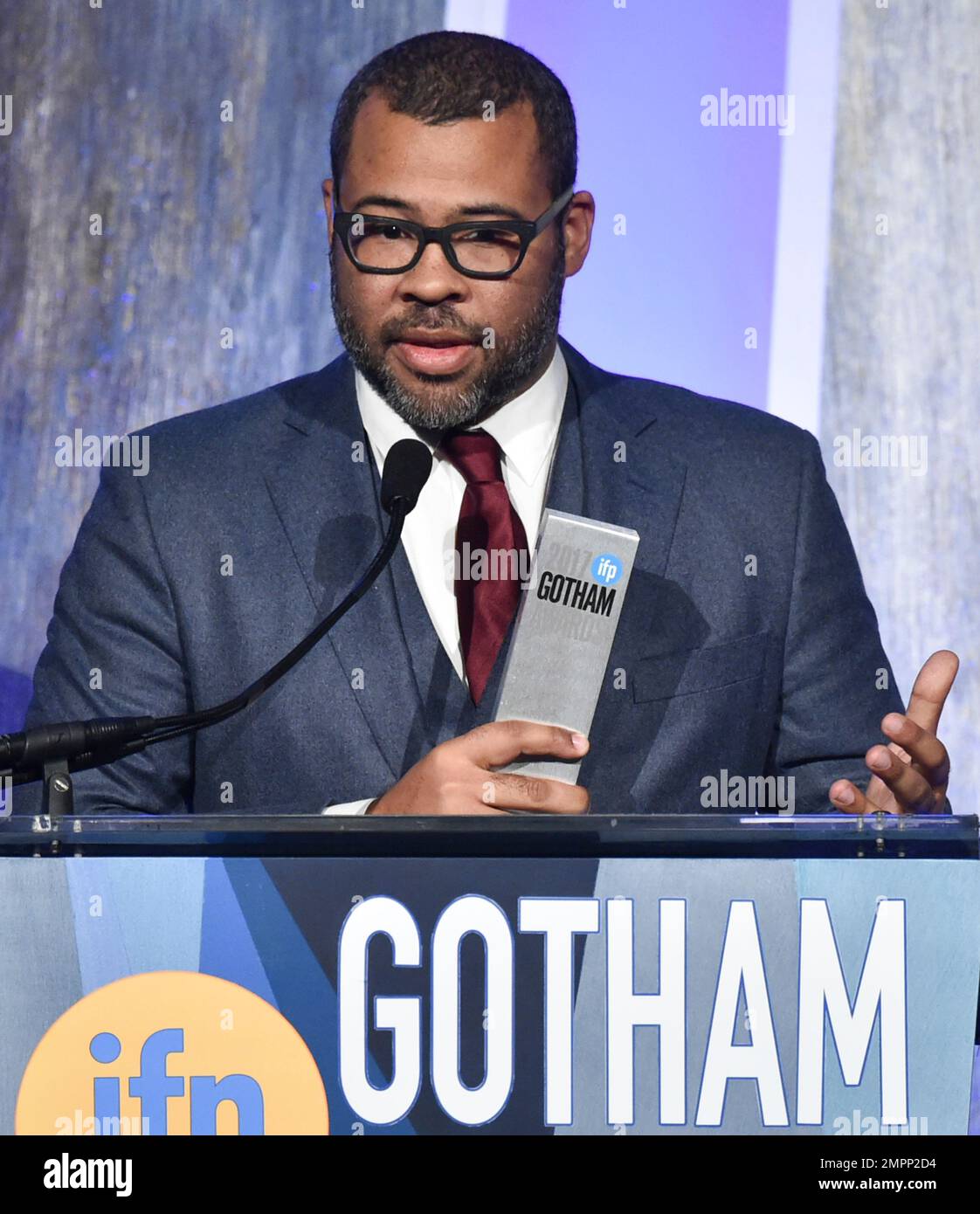Director Jordan Peele accepts the audience award for "Get Out" at the ...