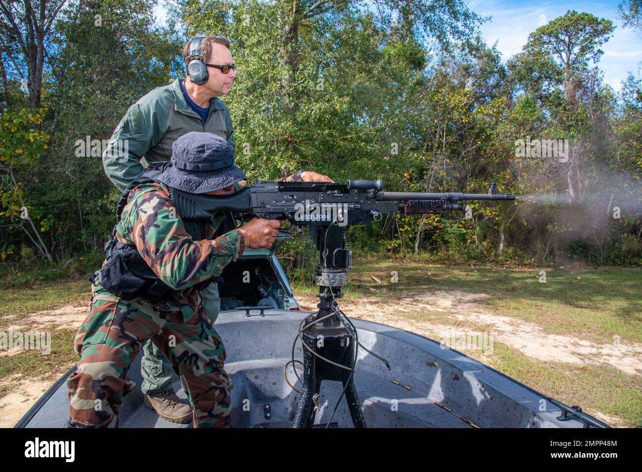 Partner nation students from Colombia conduct familiarization training ...