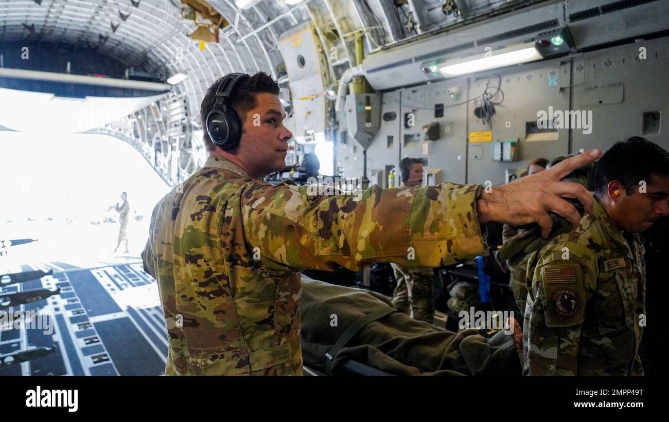 Air Force Master Sgt. Justin Staten, 445th Aeromedical Evacuation ...
