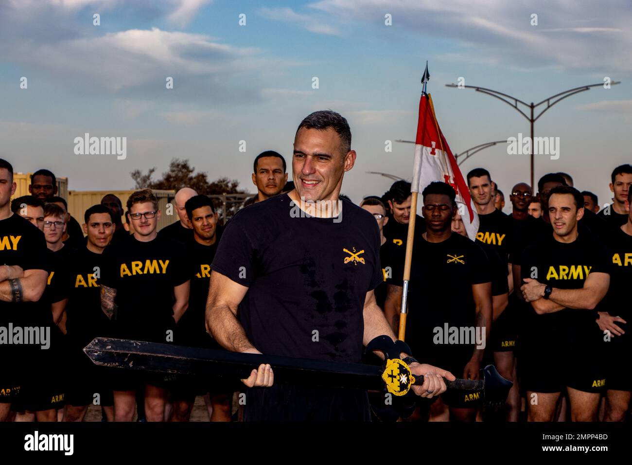 Lt. Col. Rob Parsons, 1st Battalion, 5th Cavalry Regiment Commander ...