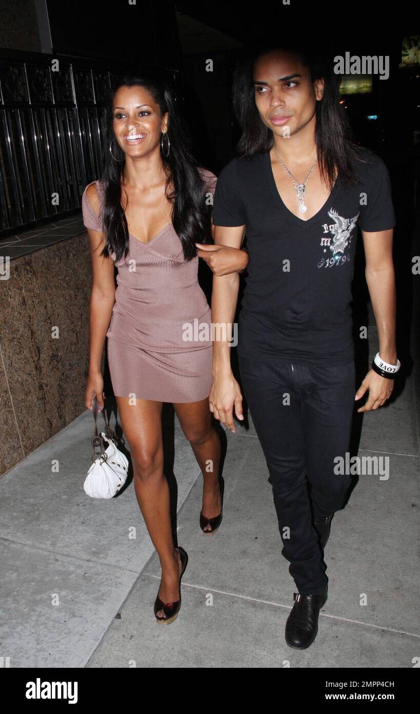 Deal or No Deal model Claudia Jordan enjoys a night out ont he town ...
