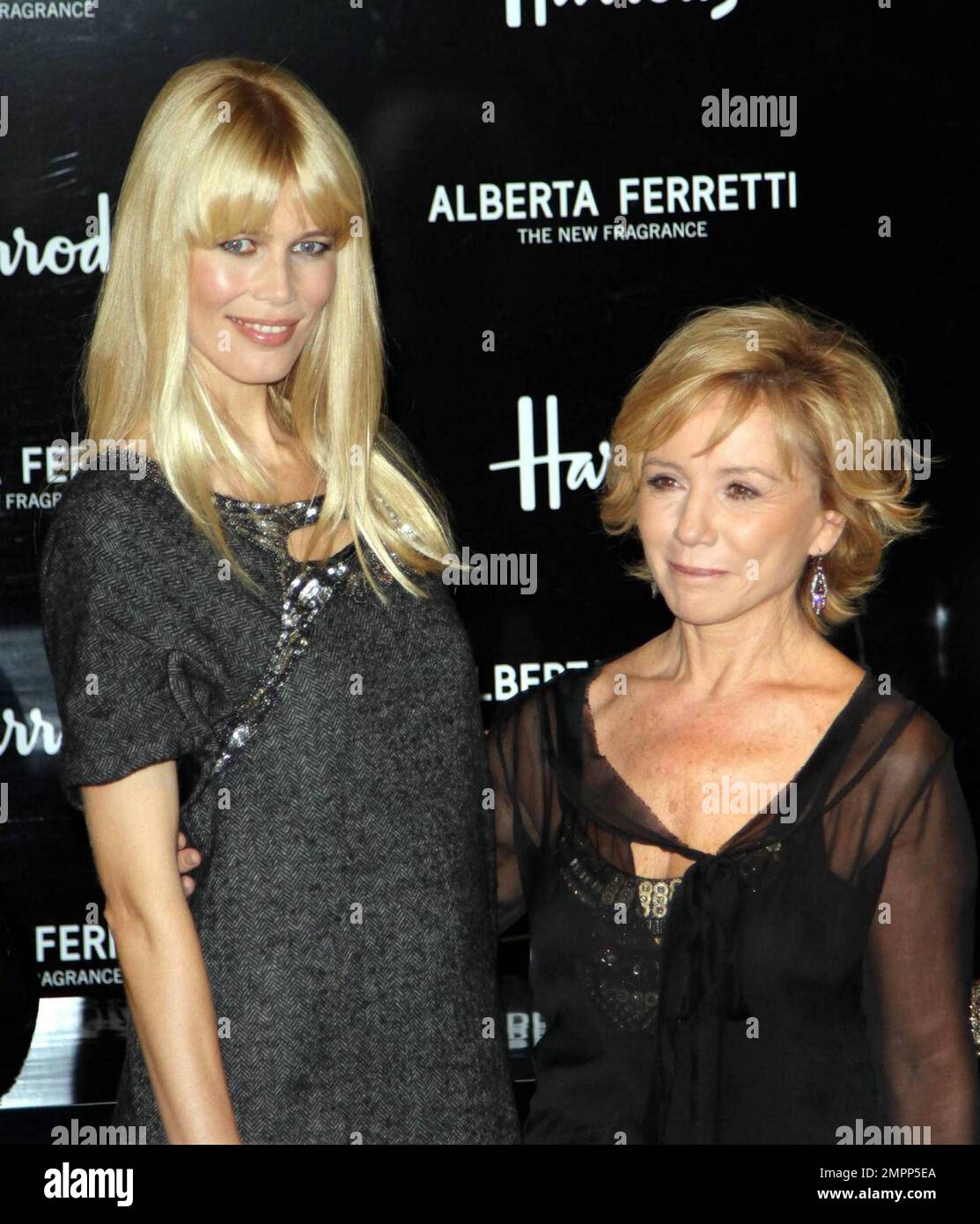 Supermodel Claudia Schiffer appears exclusively at Harrods to celebrate ...