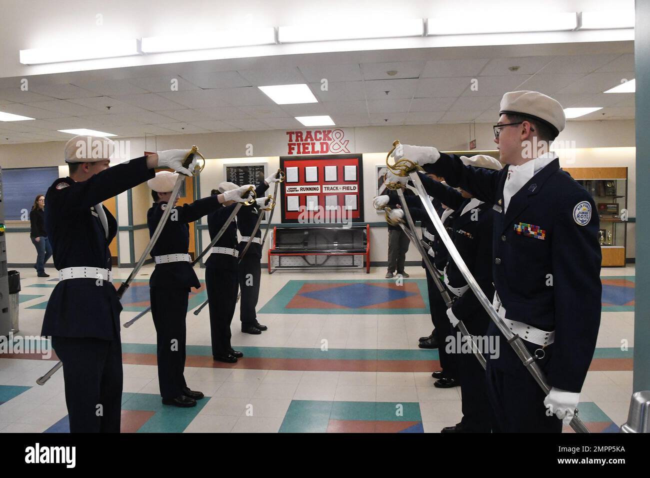 Ben eielson junior reserve officer training corps hi-res stock ...