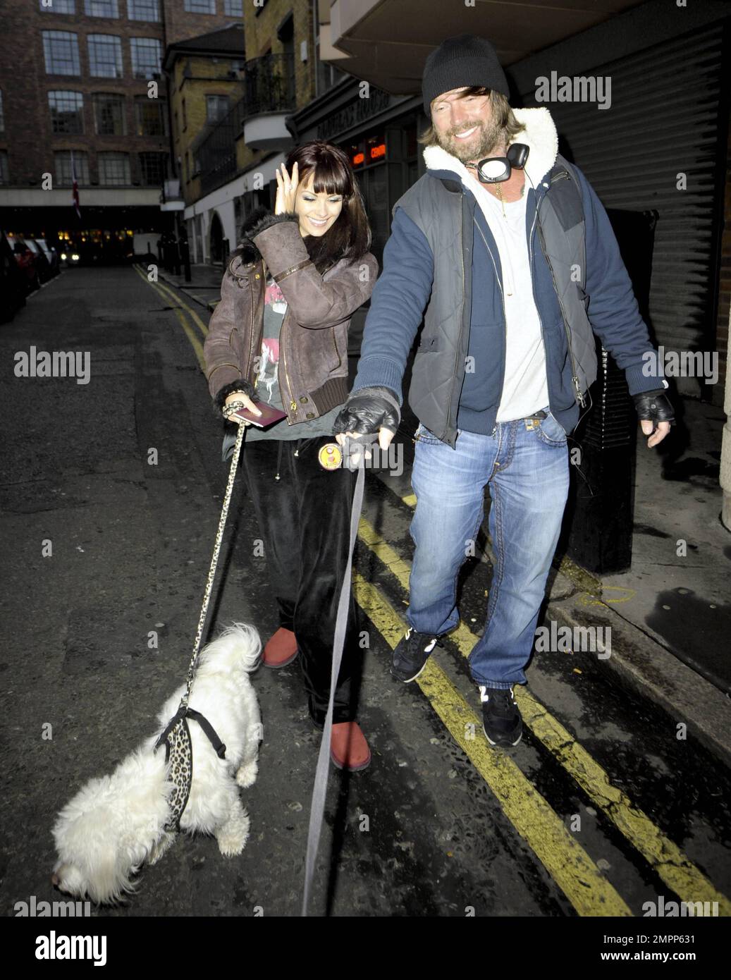 Jessica J Clement and her boyfriend Lee Stafford take their two dogs ...