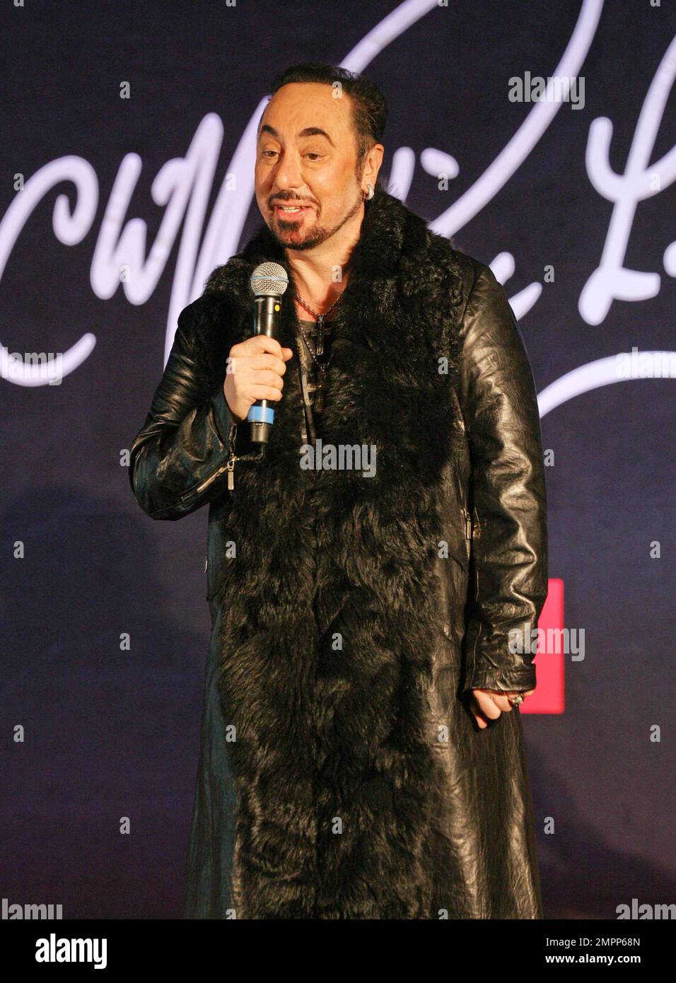 David Gest at a press conference held at Gilgamesh announcing that ...