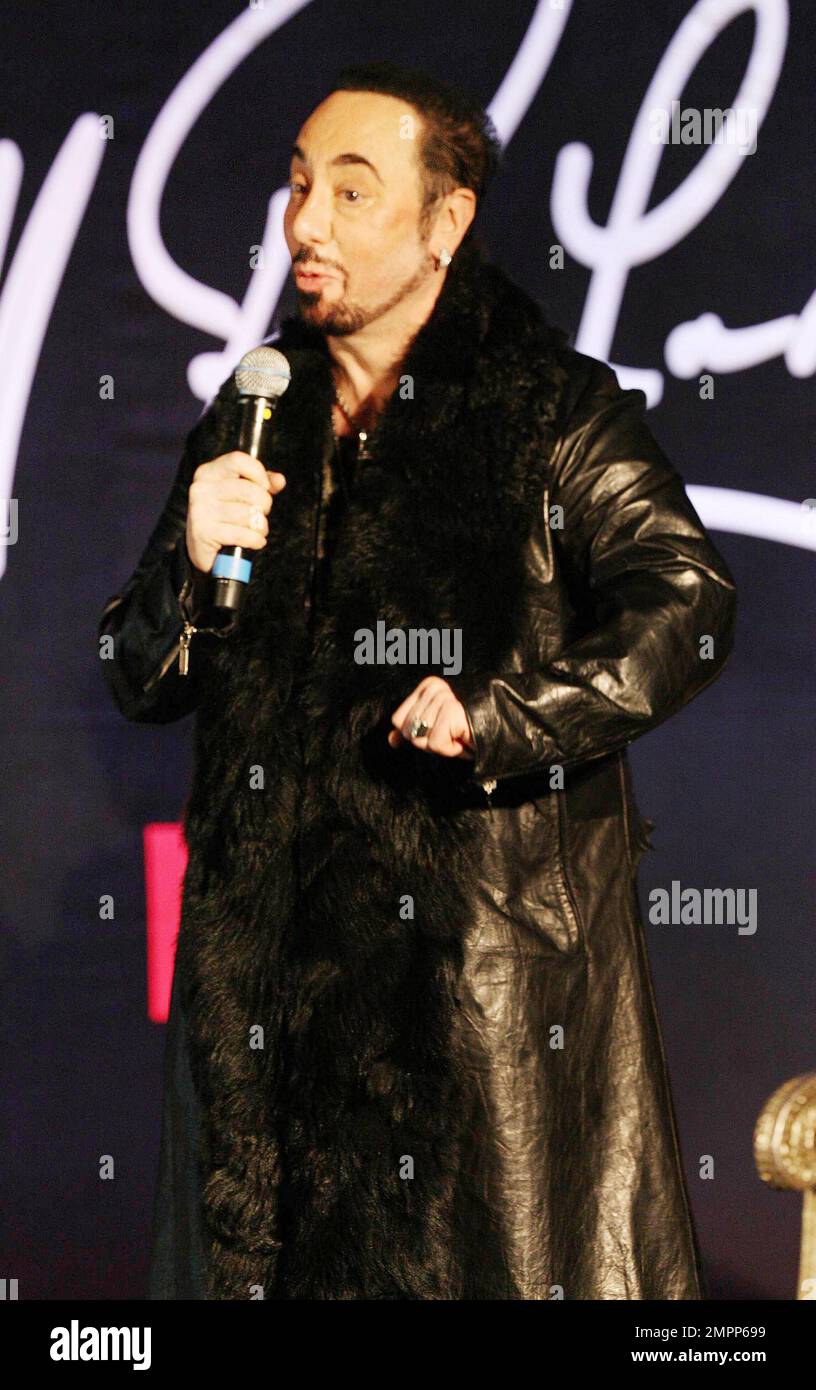 David Gest at a press conference held at Gilgamesh announcing that ...