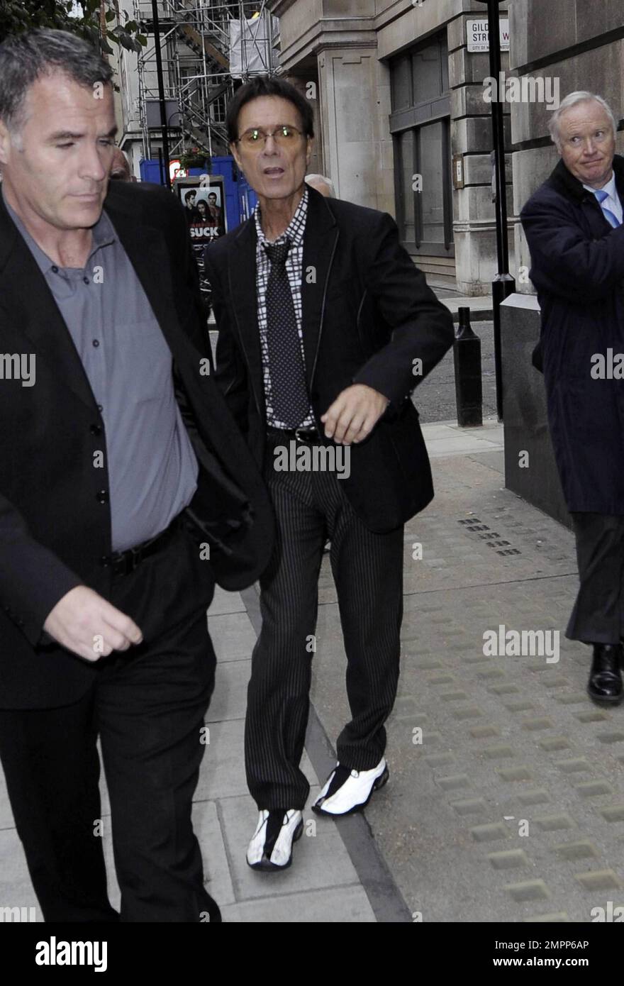 Exclusive Legendary Rocker Sir Cliff Richard Tries To Avoid Cameras