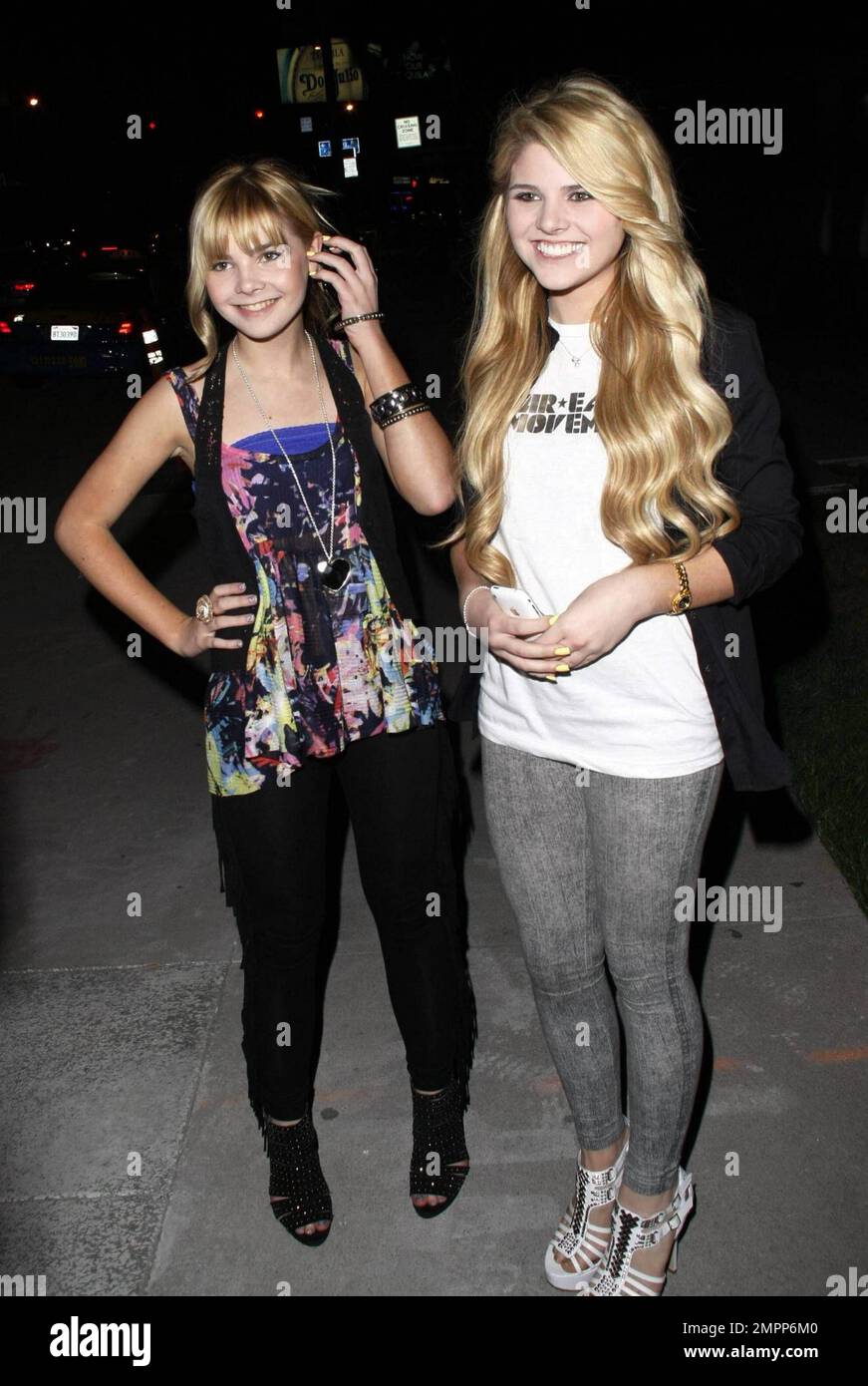 Sisters Destinee and Paris Monroe also known as the girl group Clique ...