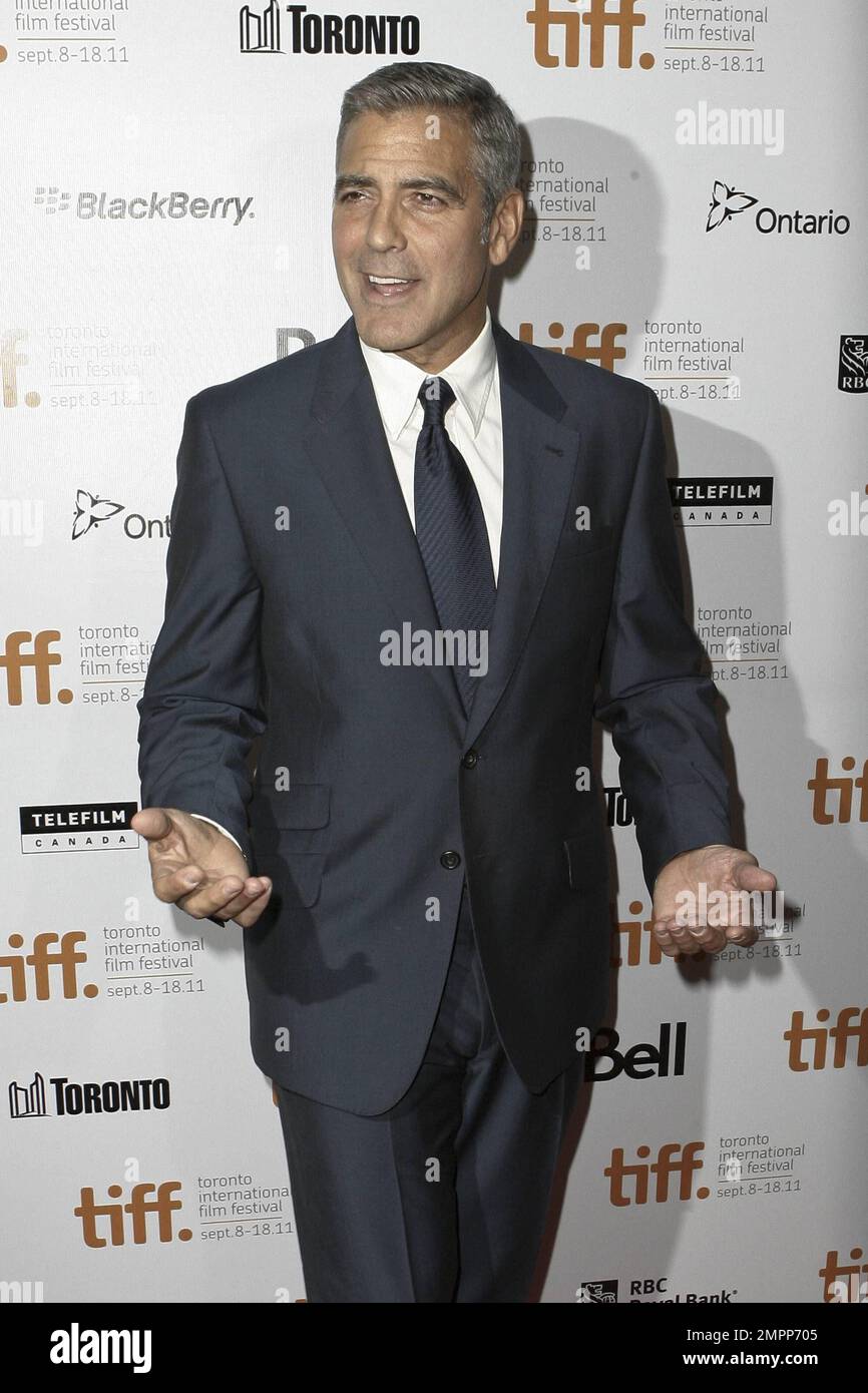 Director, writer and star George Clooney arrives at the "Ides of March ...