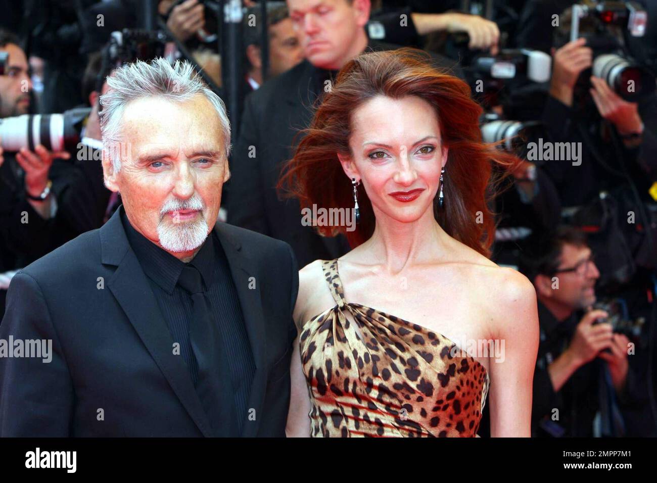 Dennis Hopper and Victoria Duffy attend the closing ceremony of the ...