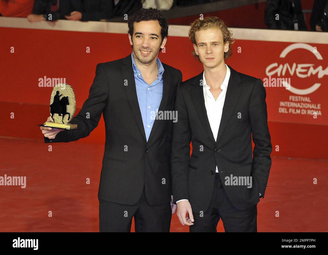 Hans Van Nuffel with the Emerging New Talent award at the closing ...
