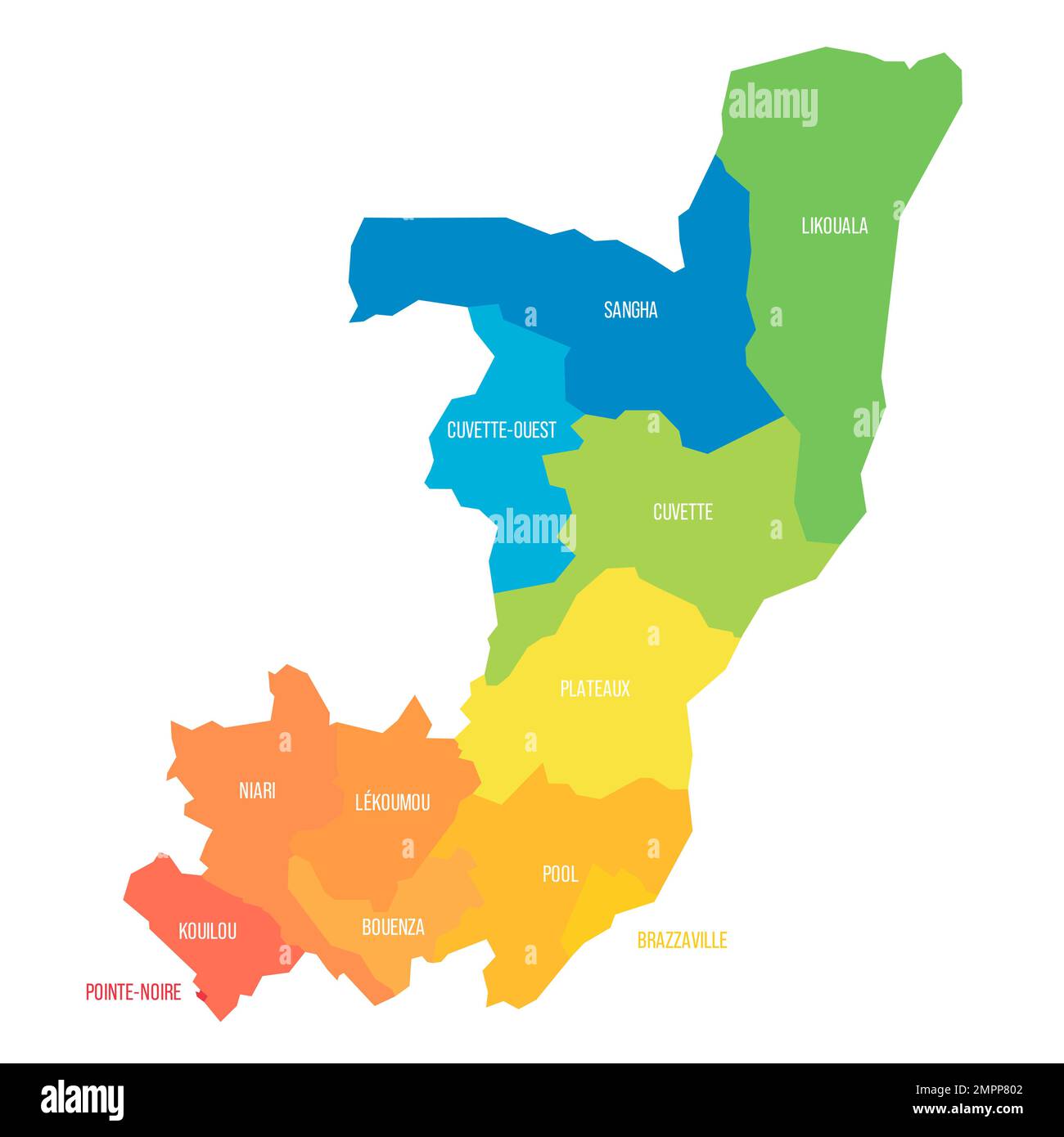 Map of congo divided hi-res stock photography and images - Alamy