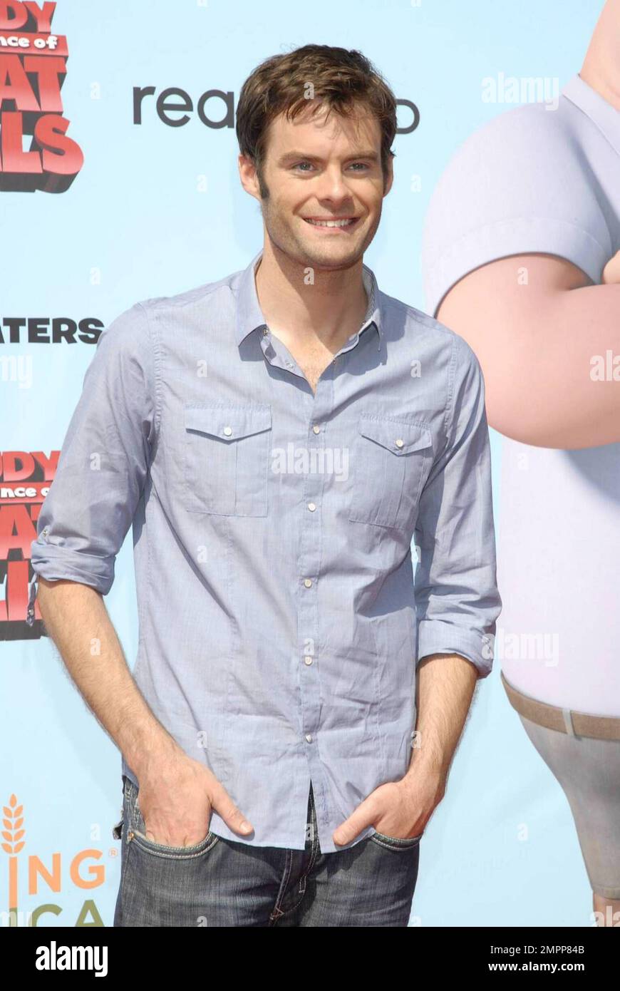 Bill Hader attends the world premiere of "Cloudy with a Chance of ...
