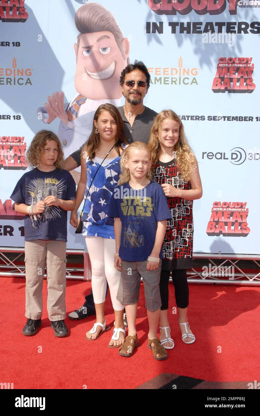 Benjamin Bratt attends the world premiere of "Cloudy with a Chance of ...