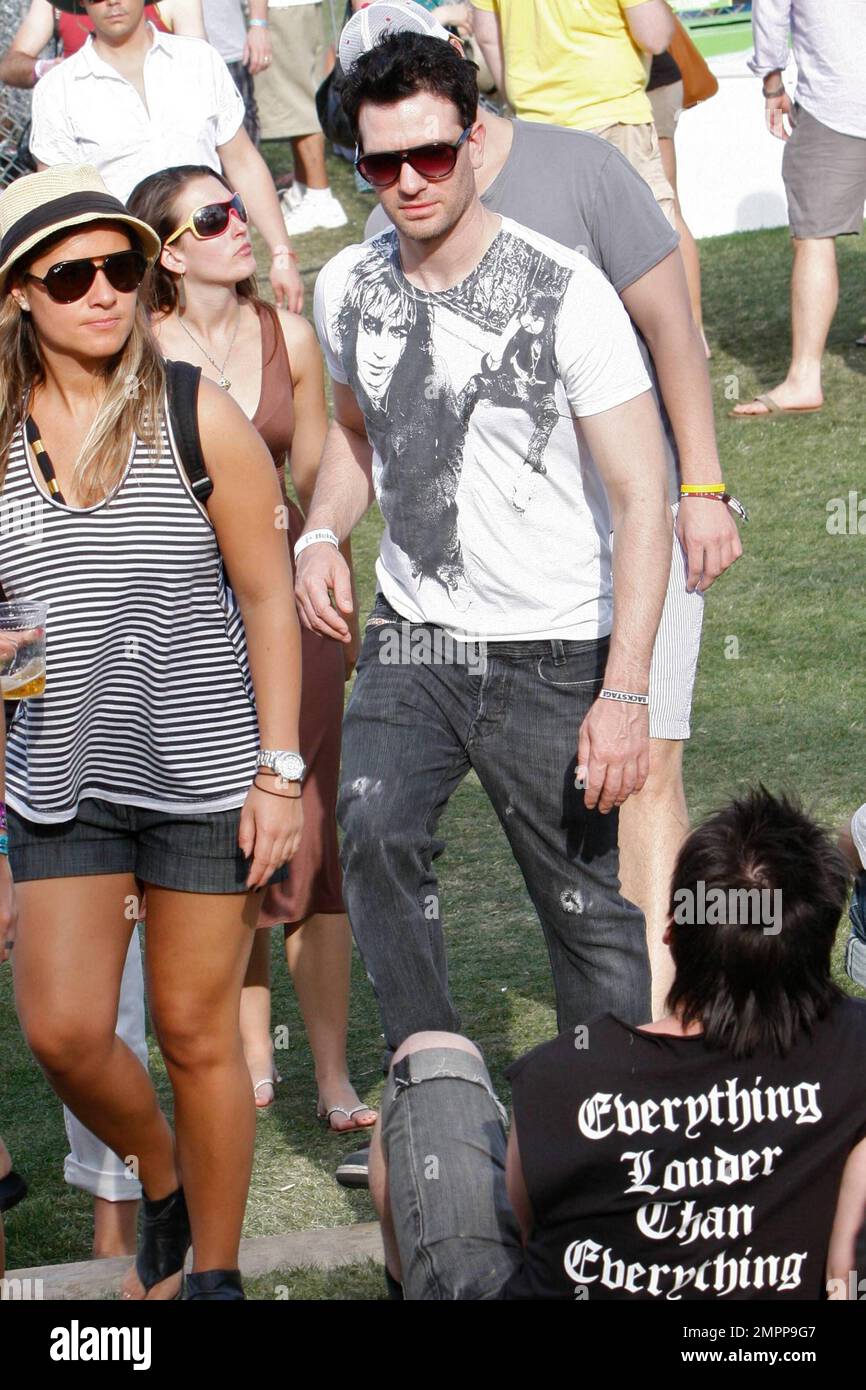 Former *NSYNC member JC Chasez at day three of the Coachella Music and ...