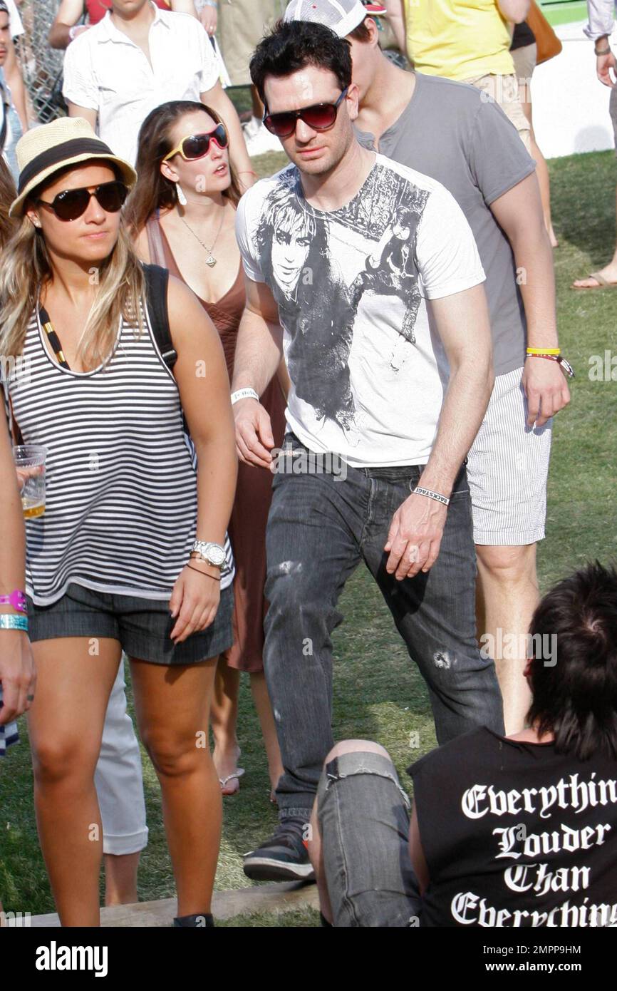Former *NSYNC member JC Chasez at day three of the Coachella Music and ...