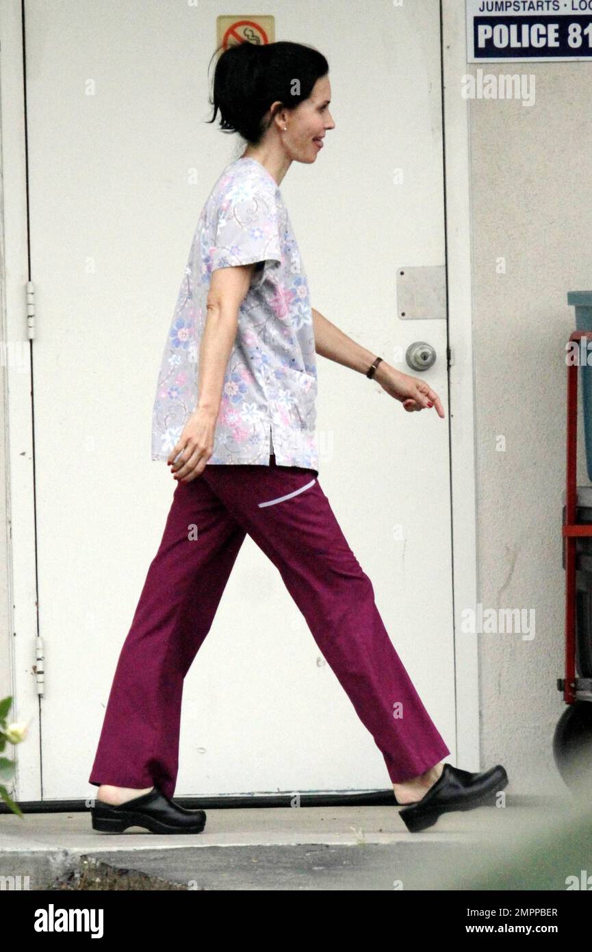 Coco Arquette pays a visit to her mother, who wore scrubs on the set of ...