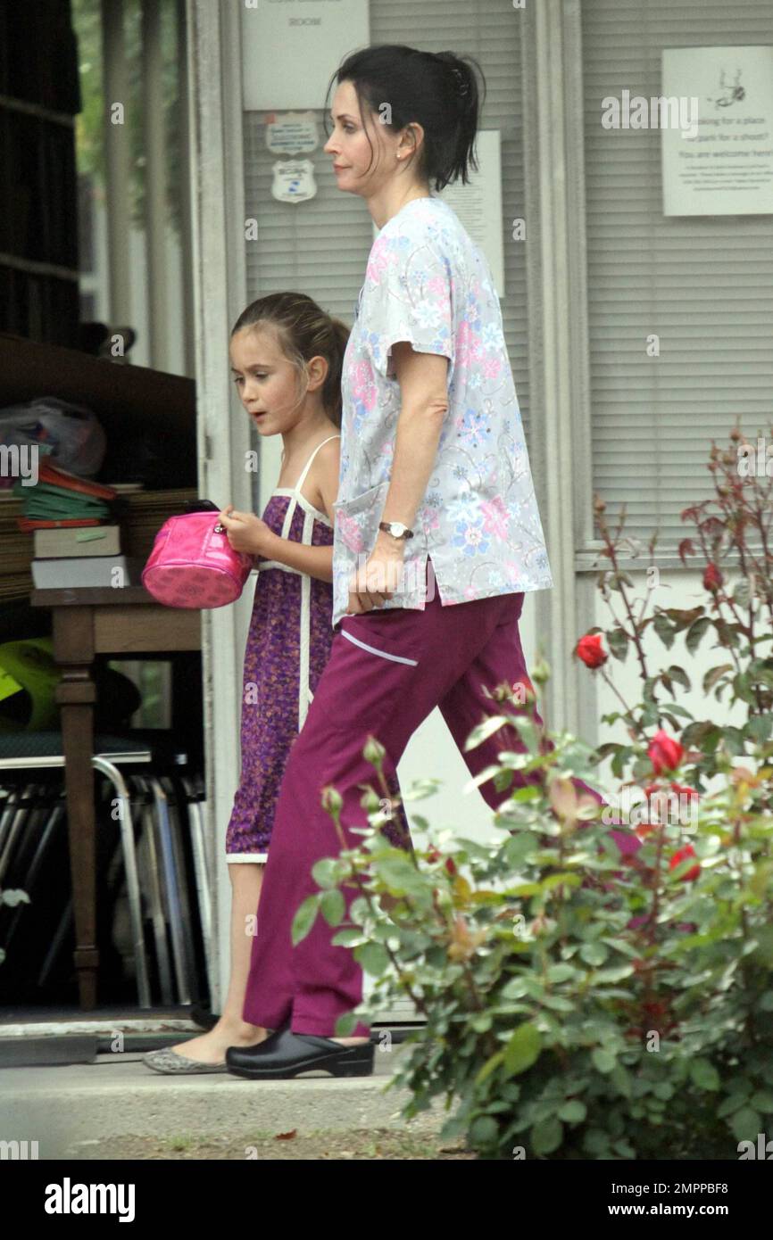 Coco Arquette pays a visit to her mother, who wore scrubs on the set of ...