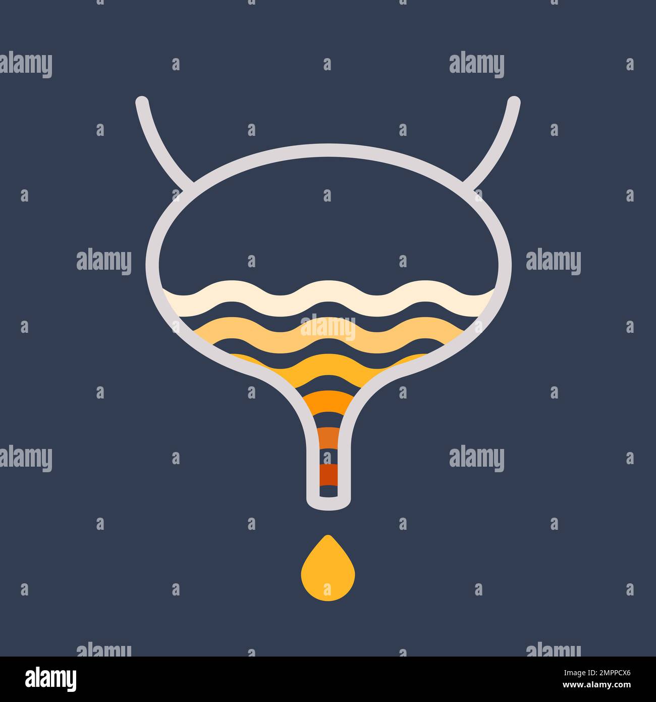 Urine color hydration chart illustration of bladder Stock Vector Image ... Urine color hydration chart illustration of bladder Stock Vector Image ...