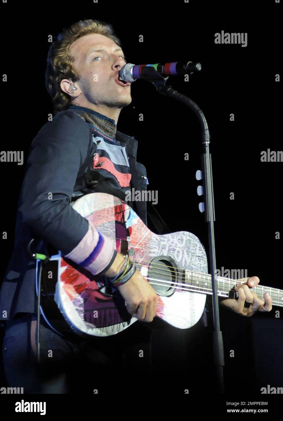 Coldplay performs live in concert at Cruzan Amphitheater in West Palm ...