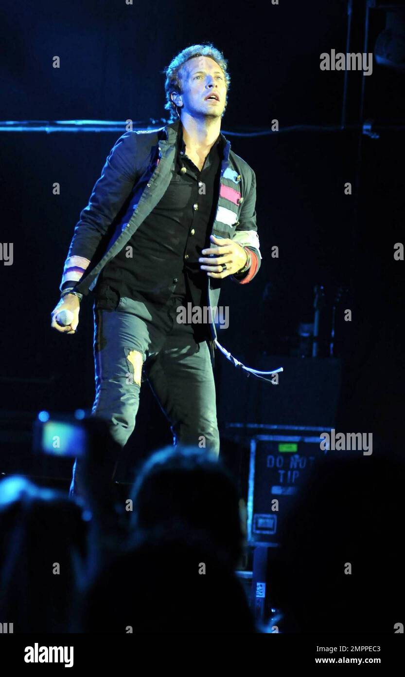 Coldplay performs live in concert at Cruzan Amphitheater in West Palm ...