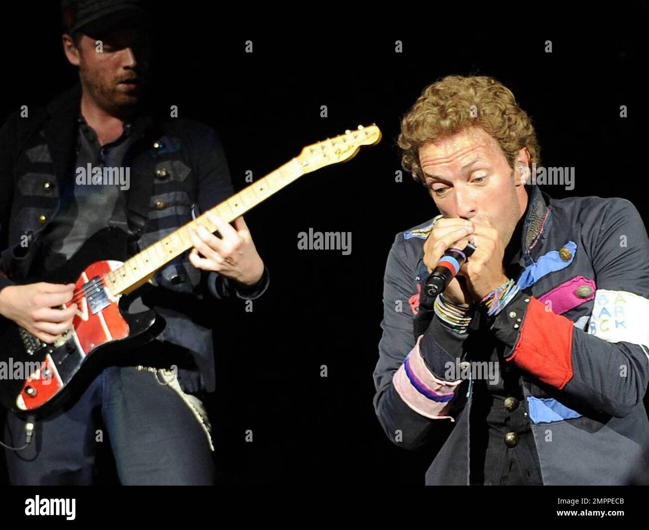Coldplay performs live in concert at Cruzan Amphitheater in West Palm ...