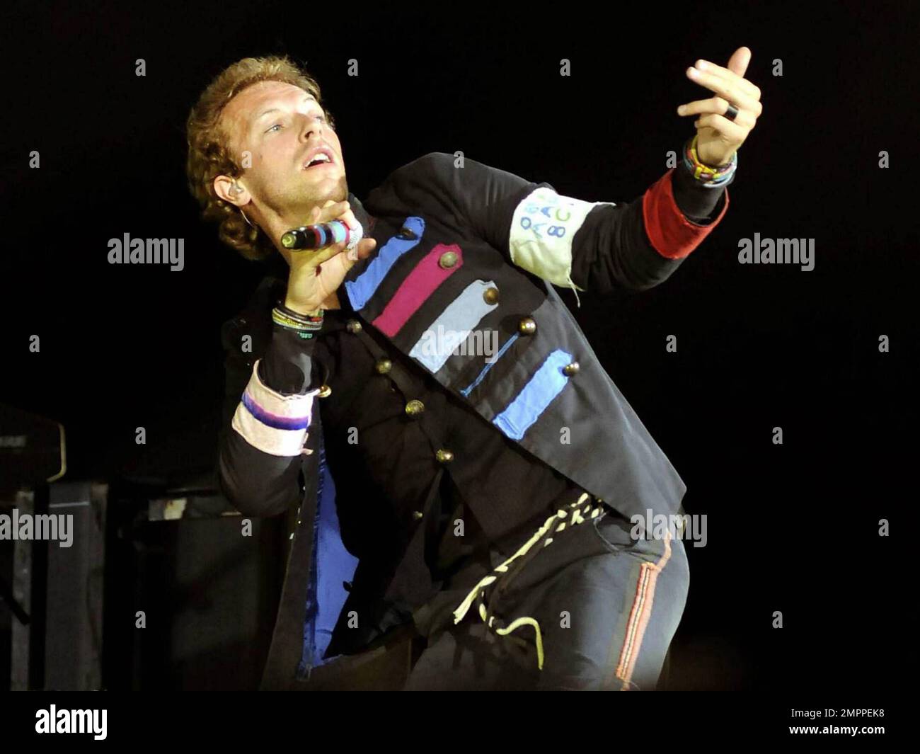 Coldplay performs live in concert at Cruzan Amphitheater in West Palm ...