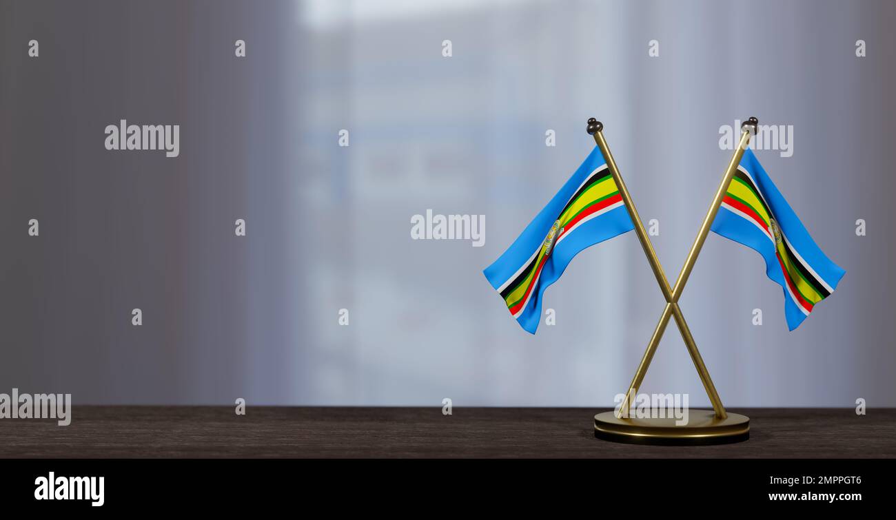 Flag EAC at the negotiating table, flags East African Community, Flags ...