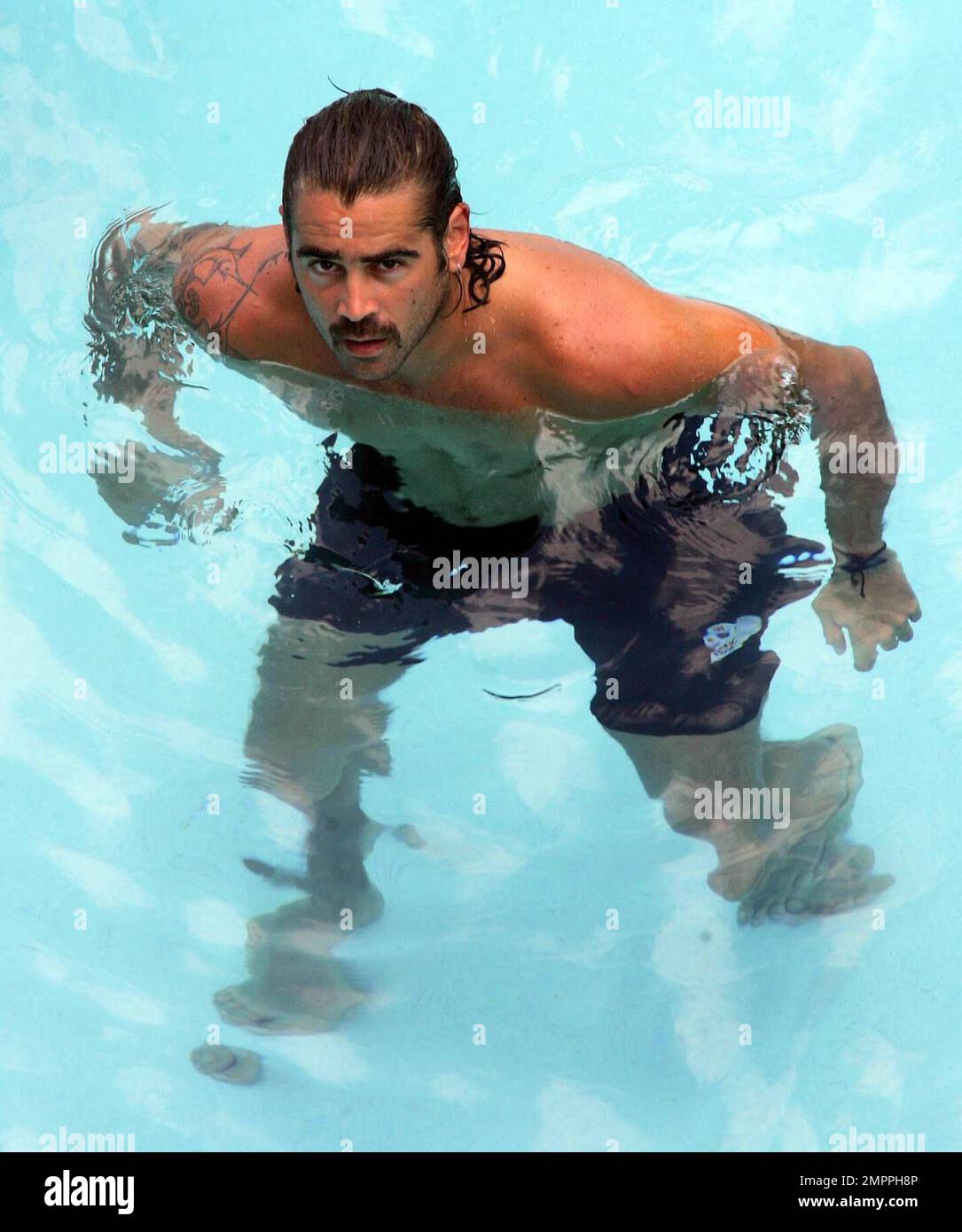 Exclusive!! Colin Farrell, son James and Sister Catherine(?)relax ...