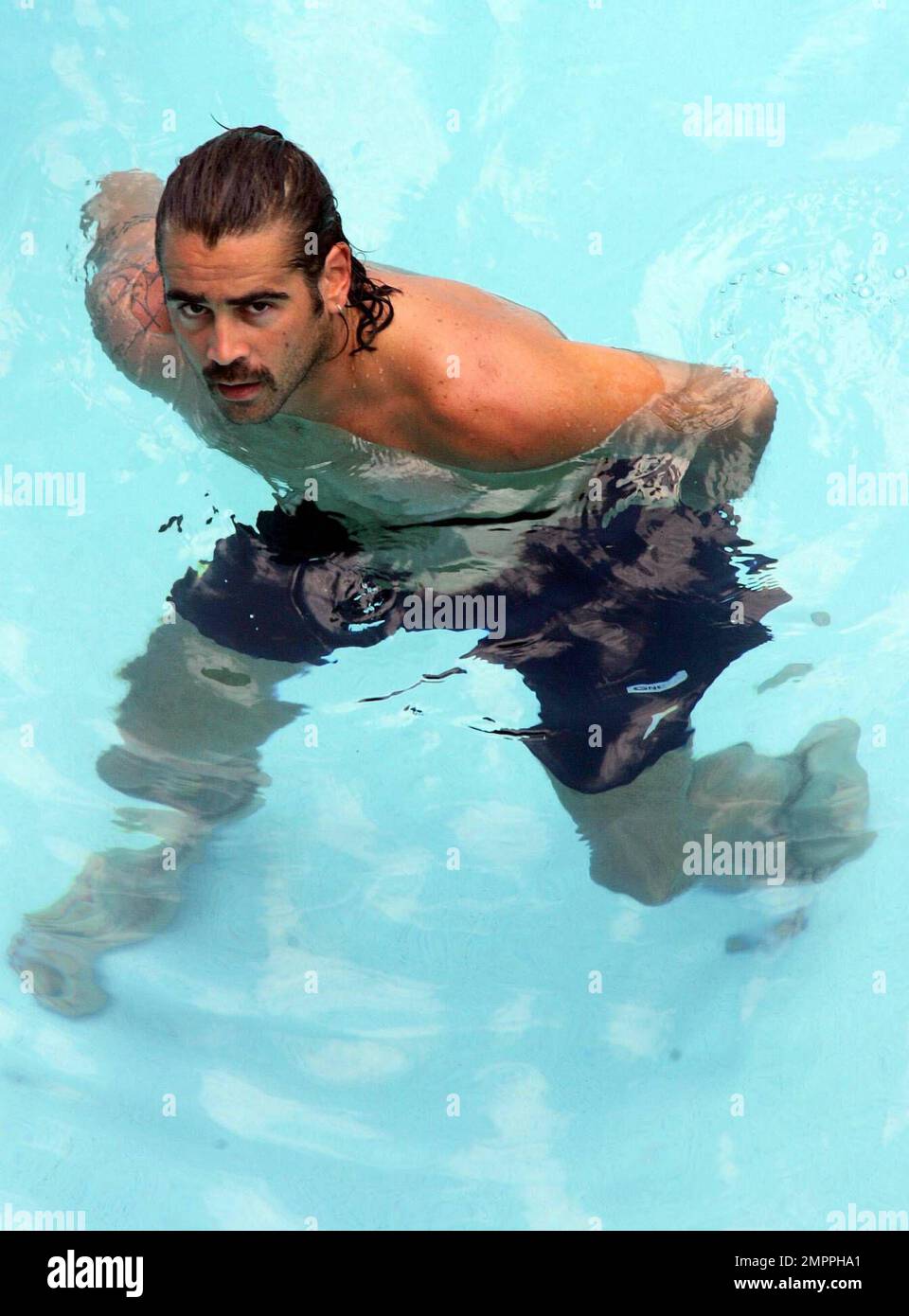 Exclusive!! Colin Farrell, son James and Sister Catherine(?)relax ...