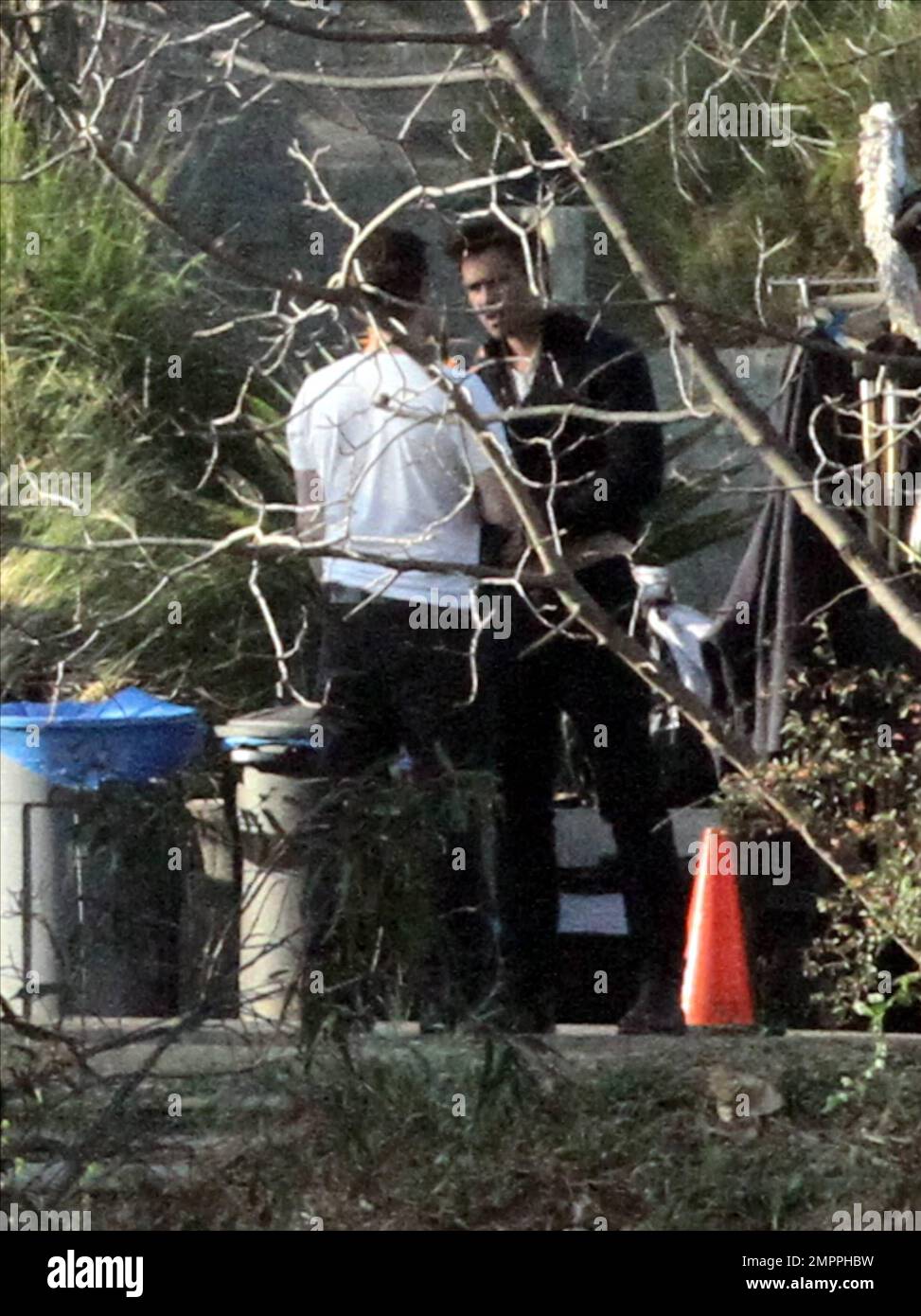 EXCLUSIVE!! Colin Farrell shoots scenes for his new movie "Seven ...