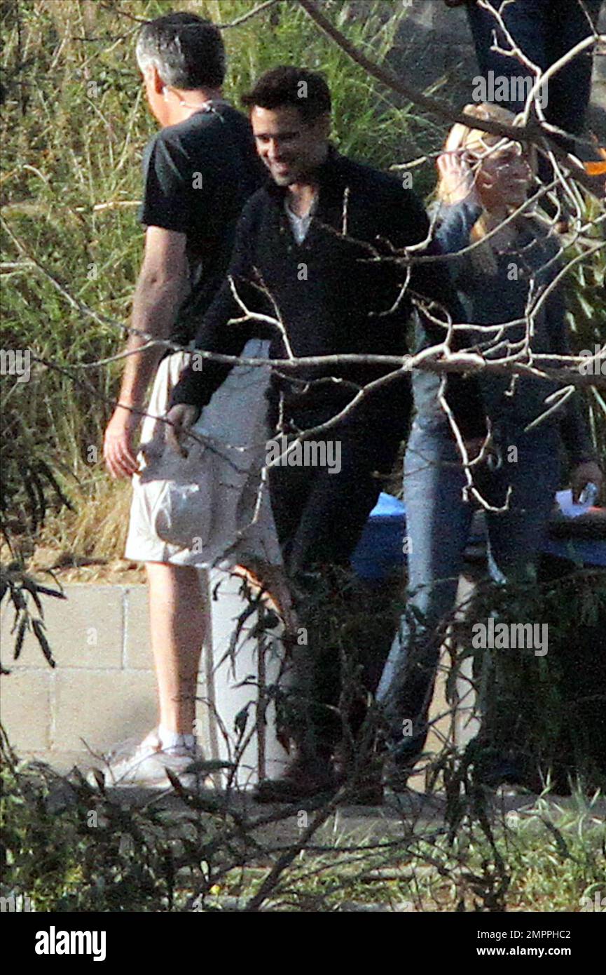 EXCLUSIVE!! Colin Farrell shoots scenes for his new movie "Seven ...