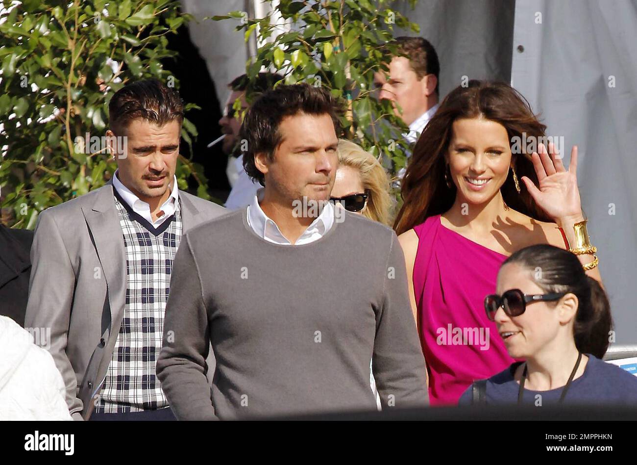 Colin Farrell, Len Wiseman and Kate Beckinsale arrive at the 2012 Film ...